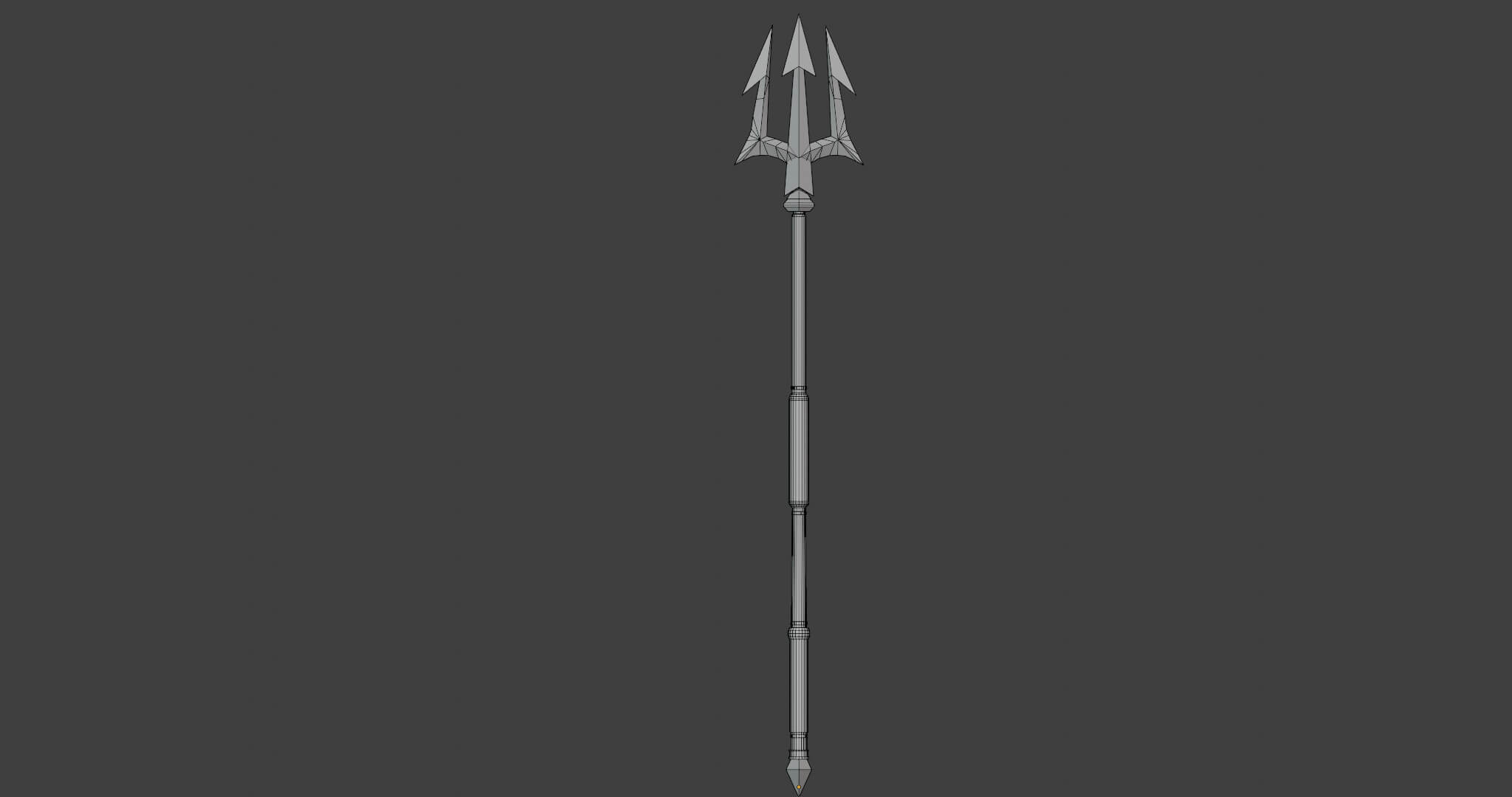 Medieval Trident 01 Sliver - 3D Model by Eight Vertex
