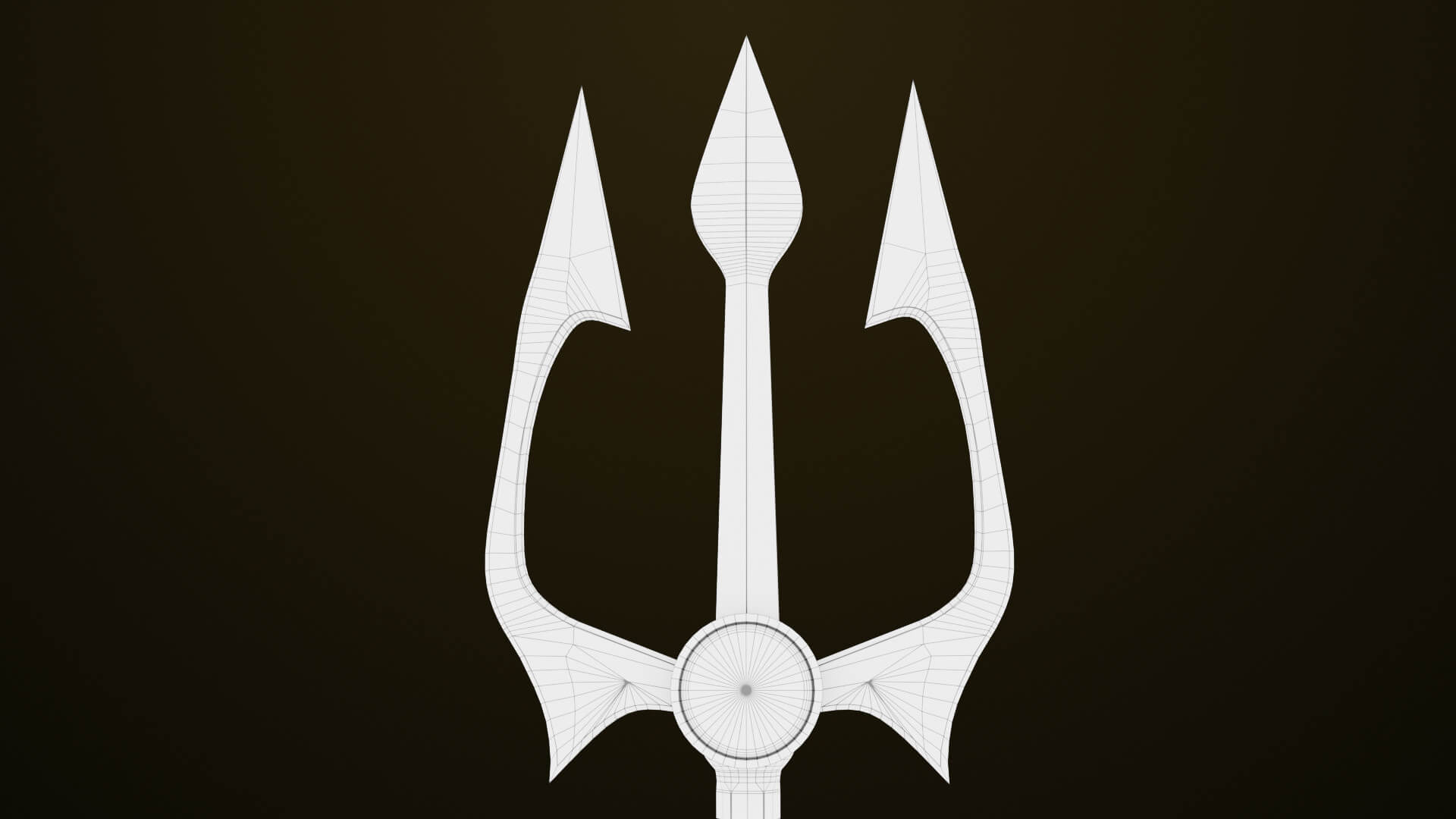 Medieval Trident 02 All PBR Unity UE Textures - 3D Model by Eight Vertex