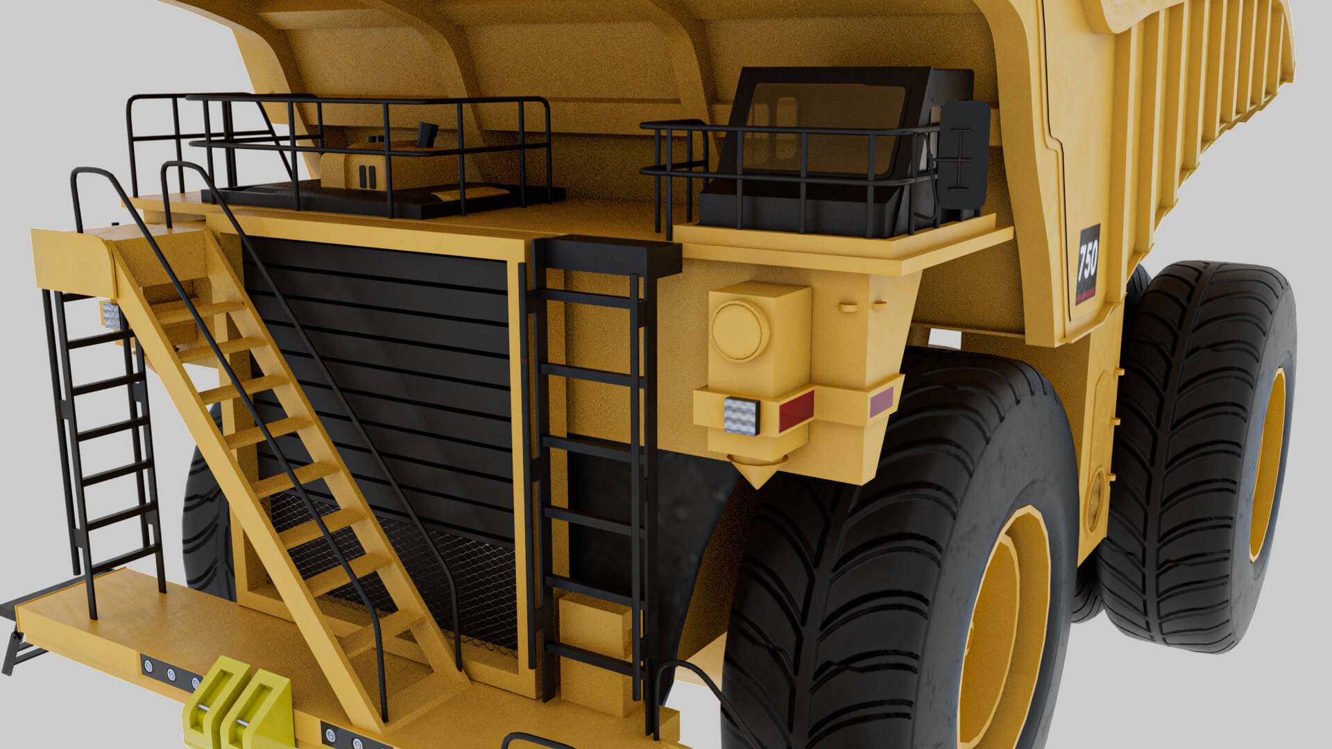 Mining Dump Truck 01 - 3D Model by Eight Vertex