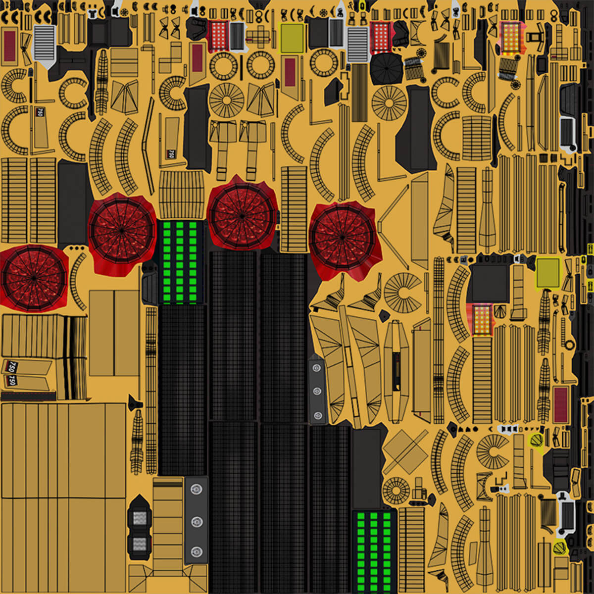 Mining Dump Truck 01 - 3D Model by Eight Vertex