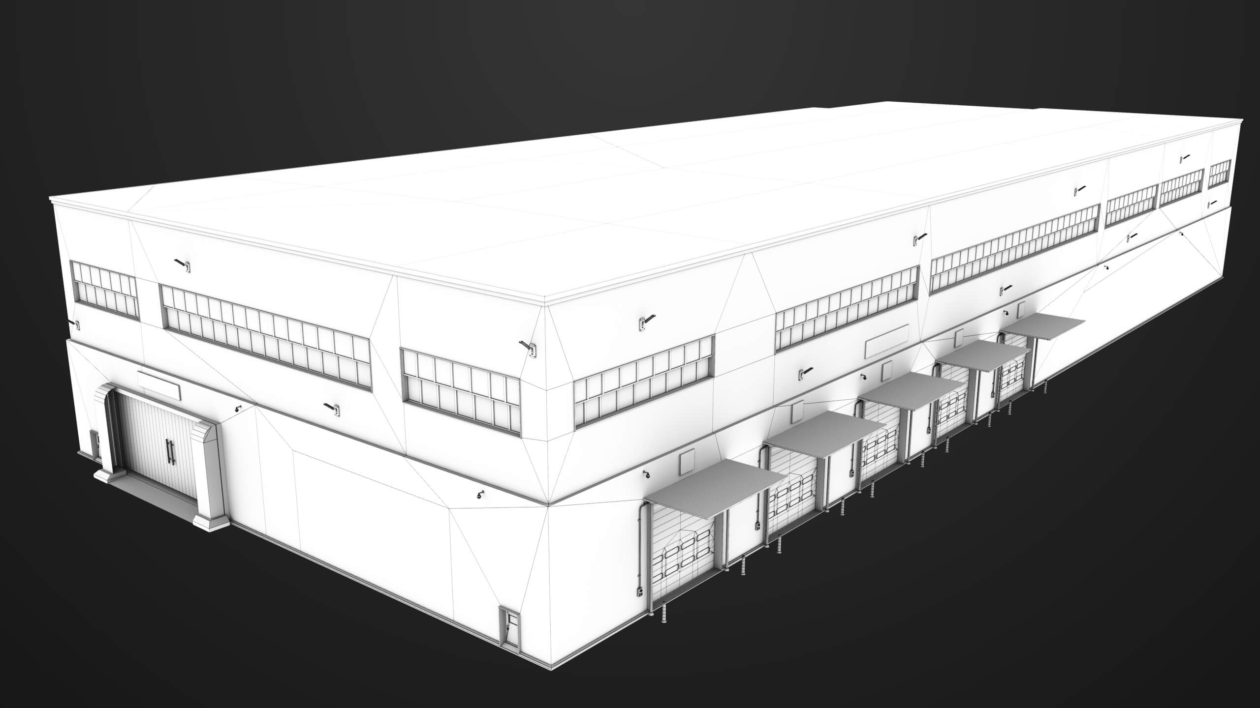 Old Abandoned Warehouse Interior and Exterior PBR - 3D Model by Eight ...
