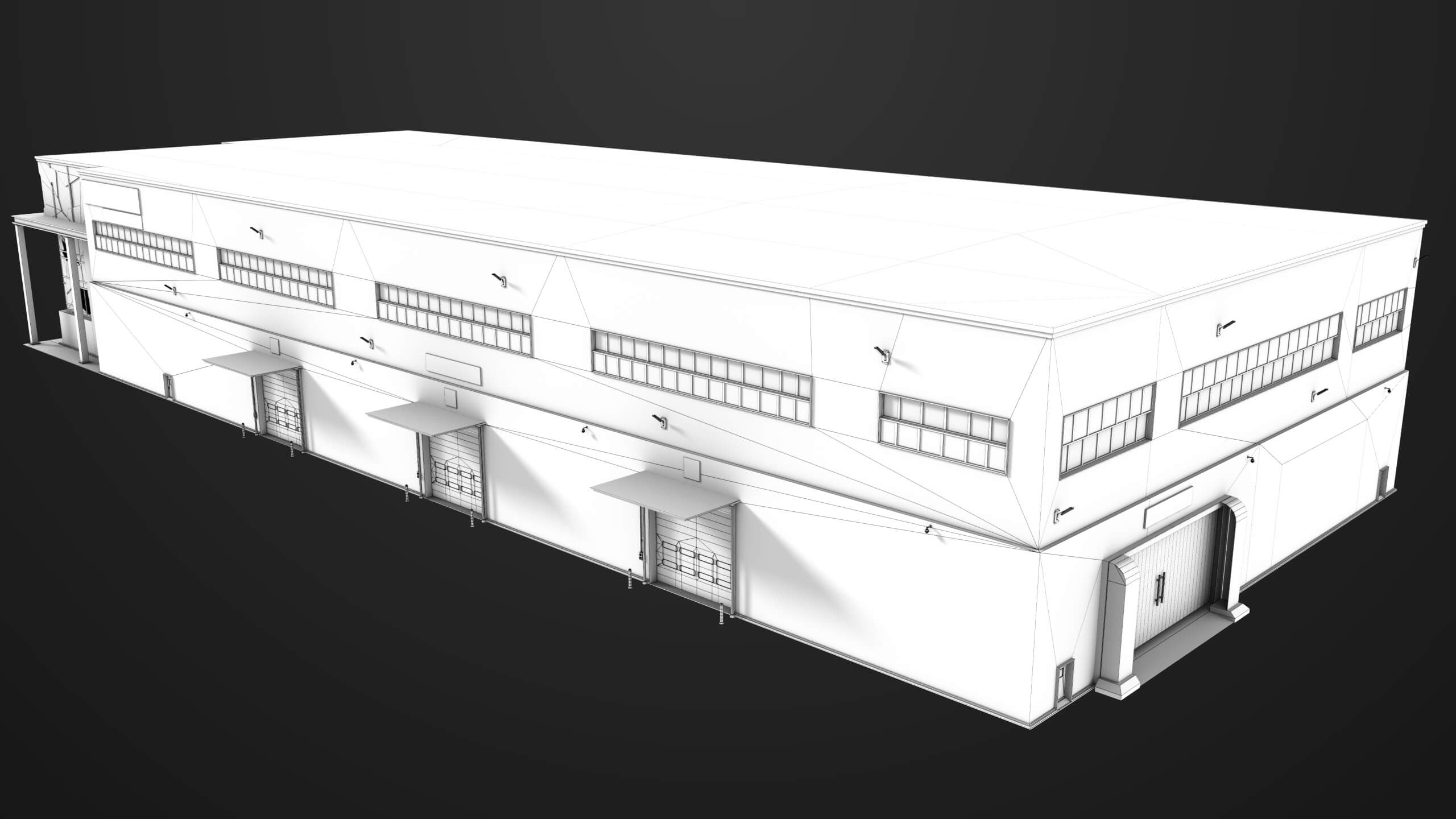 Old Abandoned Warehouse Interior and Exterior PBR - 3D Model by Eight ...