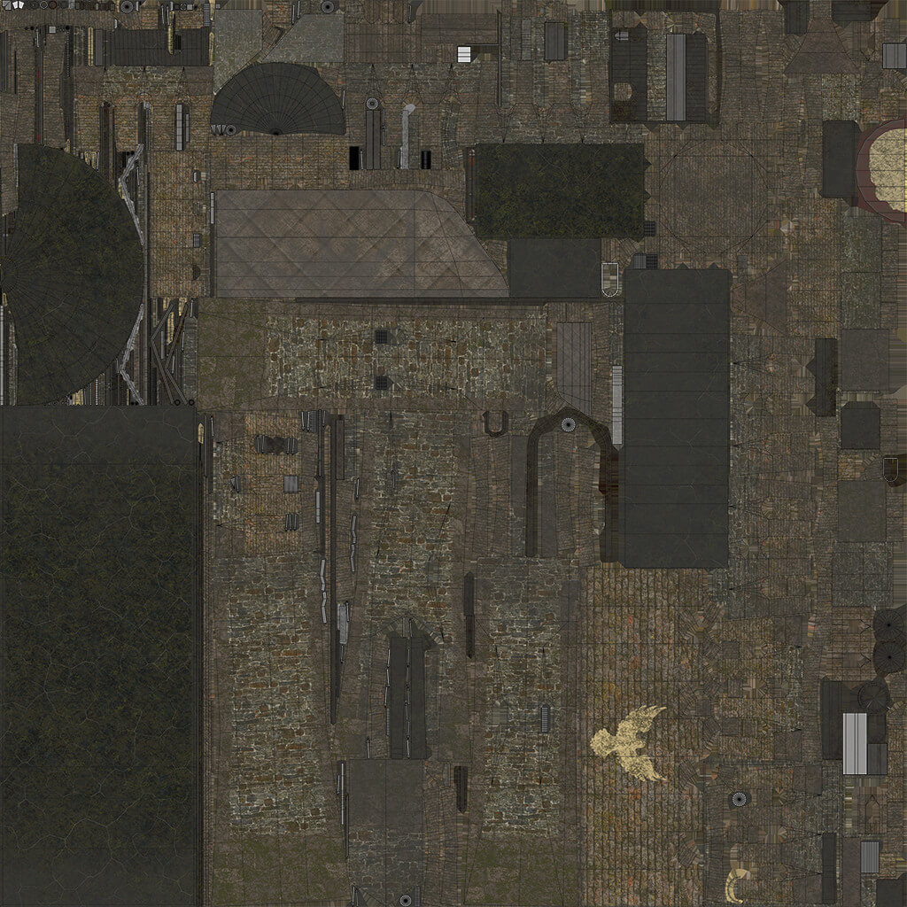 Old Castle Watch Tower 01 All PBR Unity UE Textures - 3D Model by Eight ...