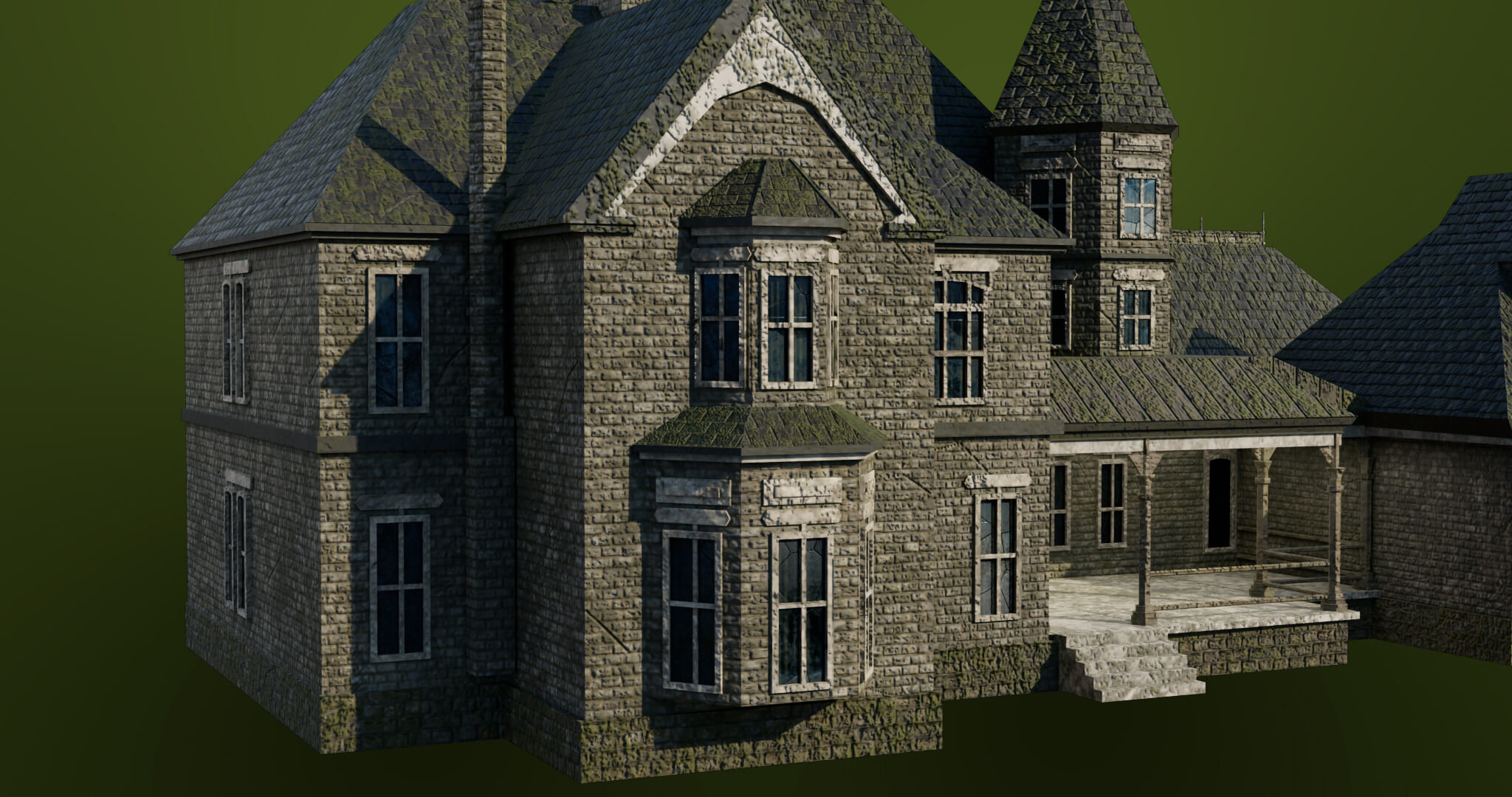 Old Dusty House 07 All PBR Unity UE Textures Included - 3D Model by ...