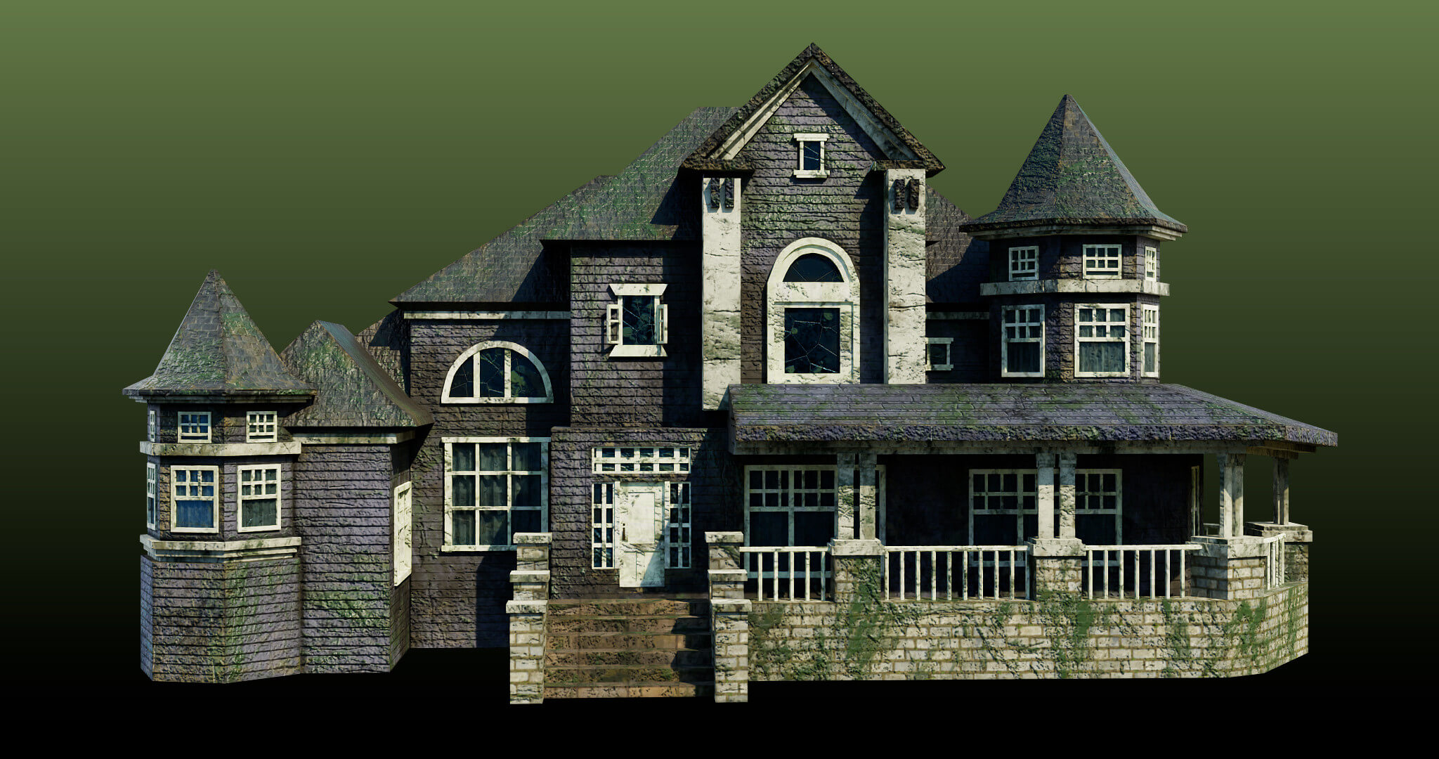 Old Dusty House 08 All PBR Unity UE Textures Included - 3D Model by ...