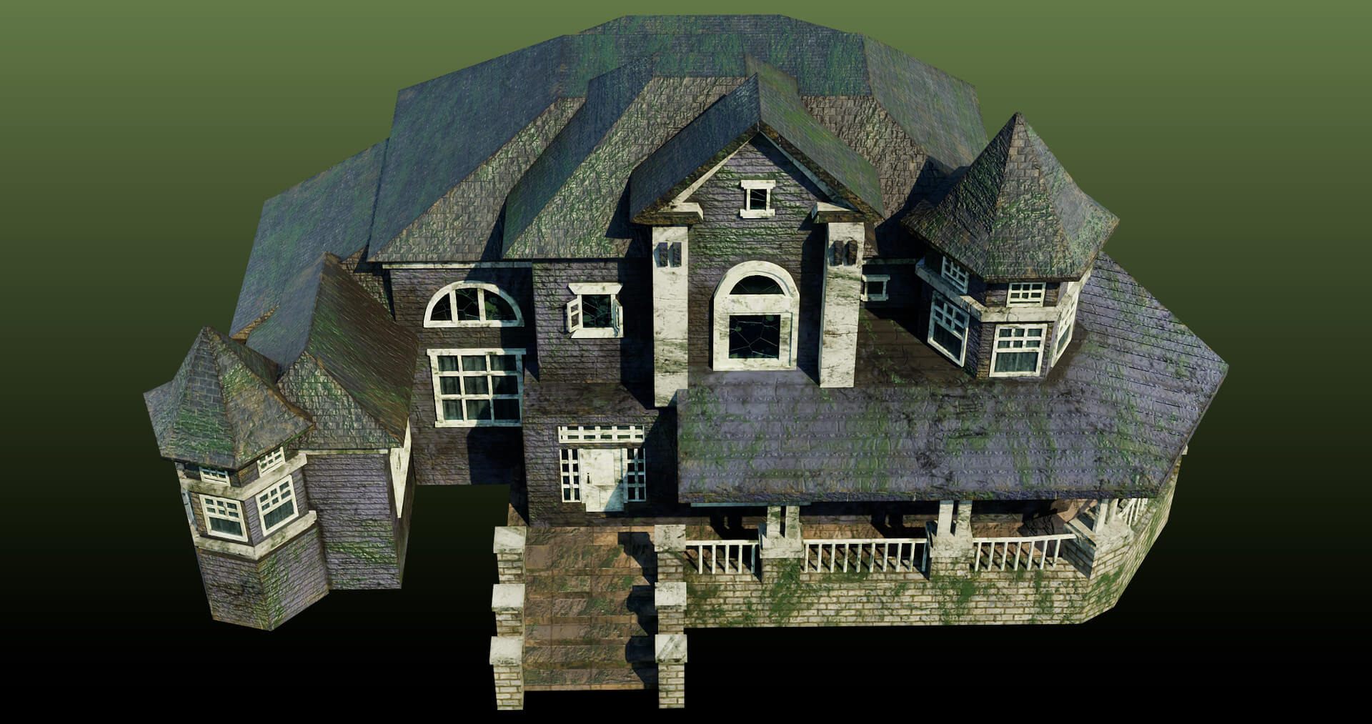 Old Dusty House 08 All PBR Unity UE Textures Included - 3D Model by ...