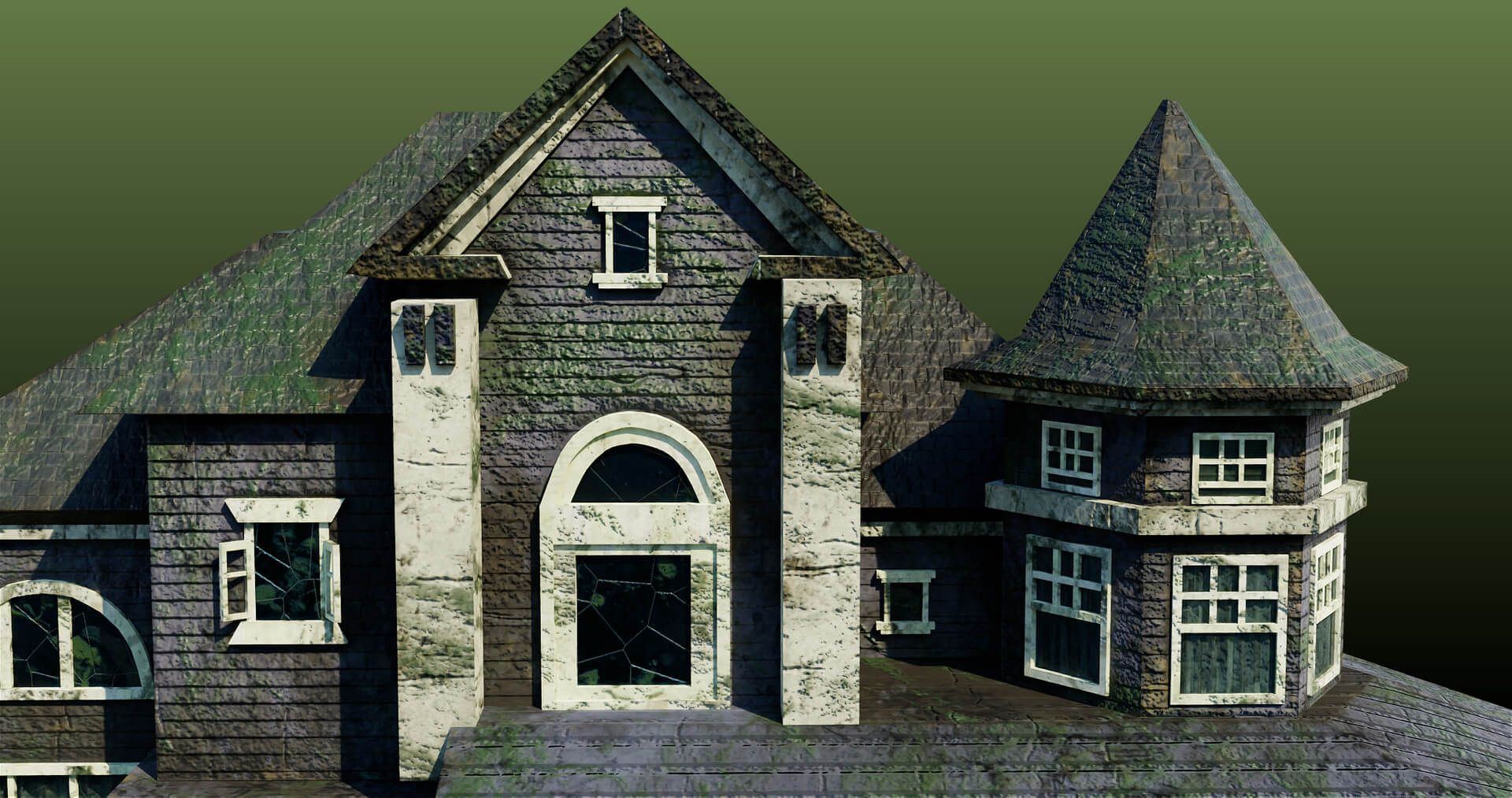Old Dusty House 08 All PBR Unity UE Textures Included - 3D Model by ...