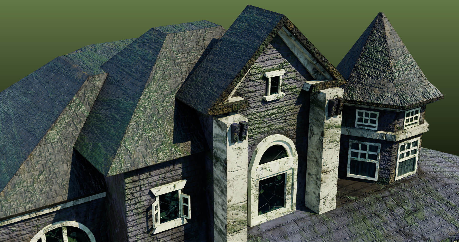 Old Dusty House 08 All PBR Unity UE Textures Included - 3D Model by ...
