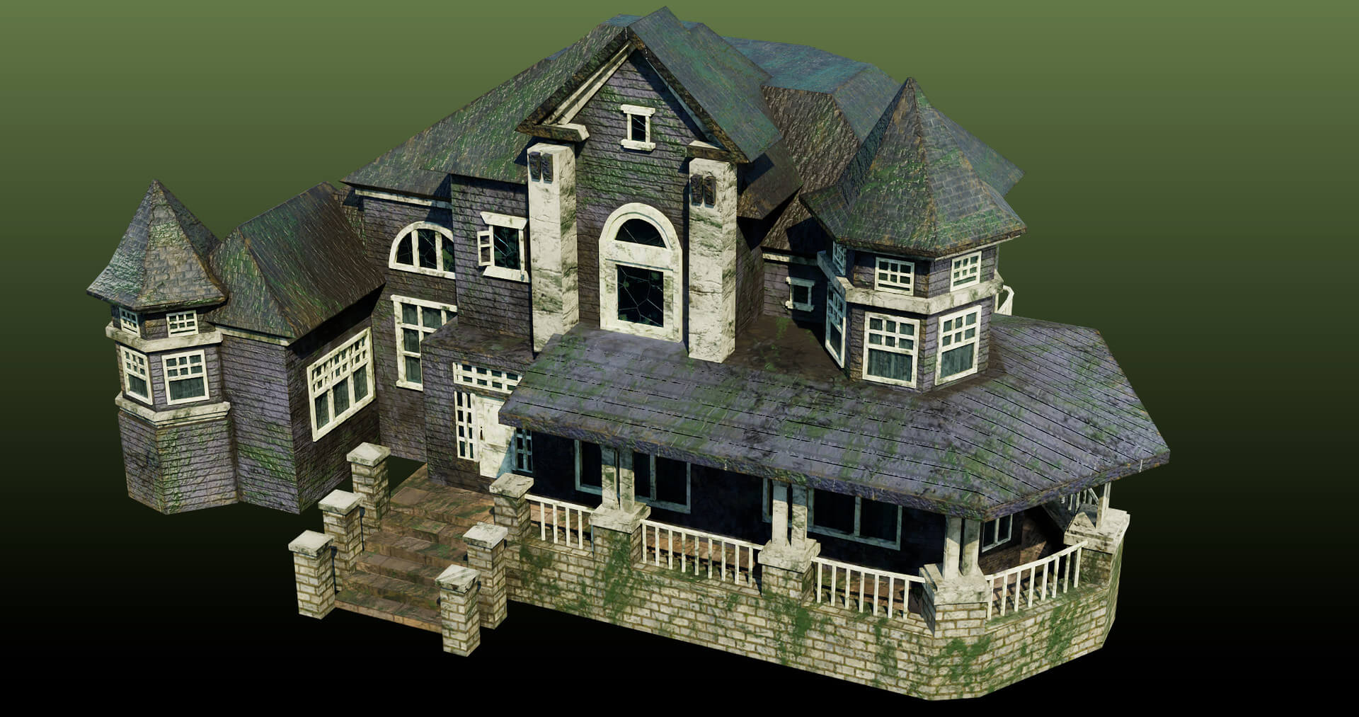 Old Dusty House 08 All PBR Unity UE Textures Included - 3D Model by ...