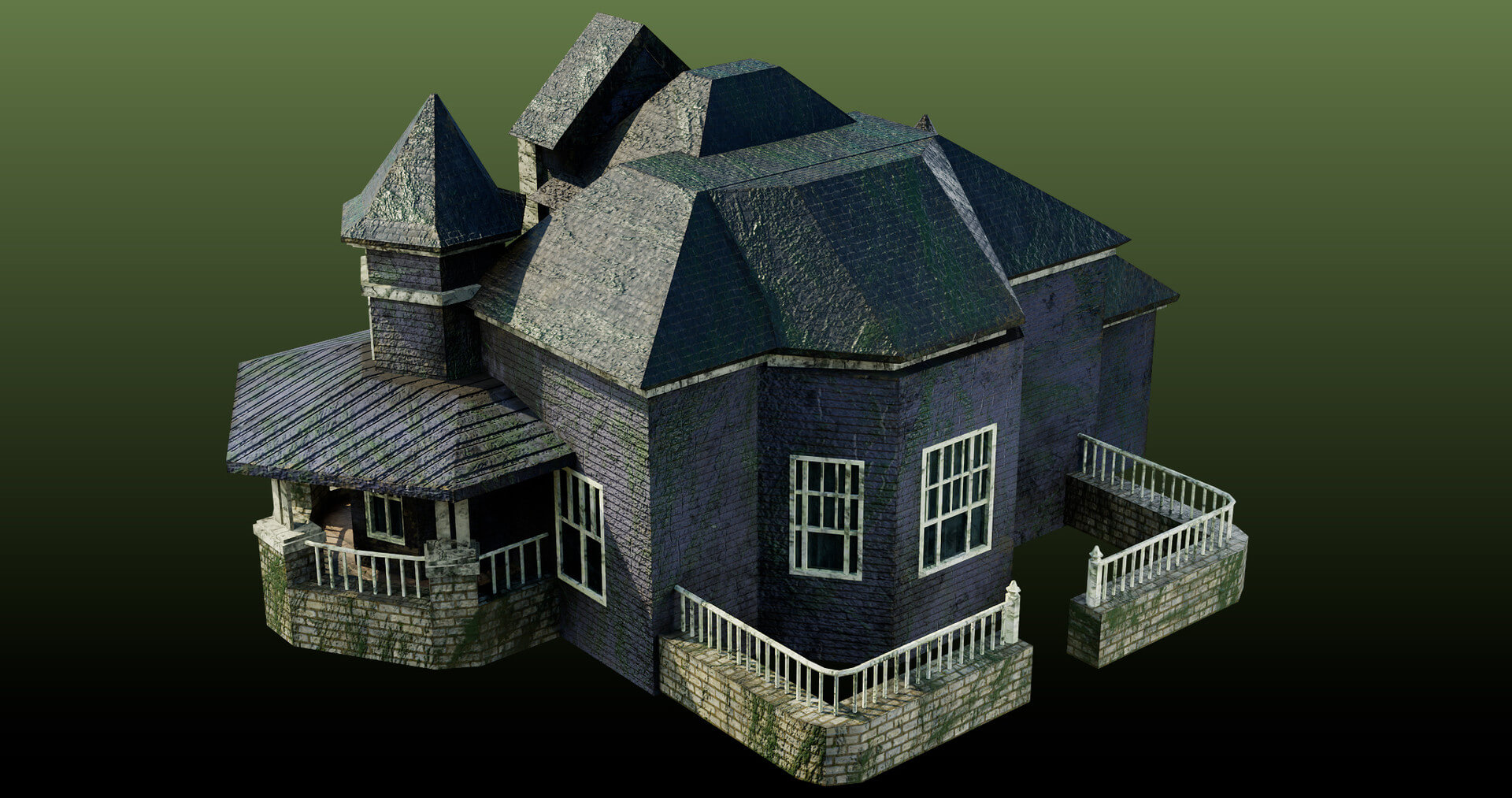 Old Dusty House 08 All PBR Unity UE Textures Included - 3D Model by ...