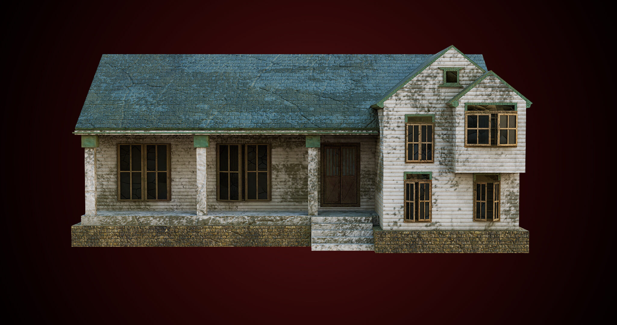 Old Dusty House 09 All PBR Unity UE Textures - 3D Model by Eight Vertex
