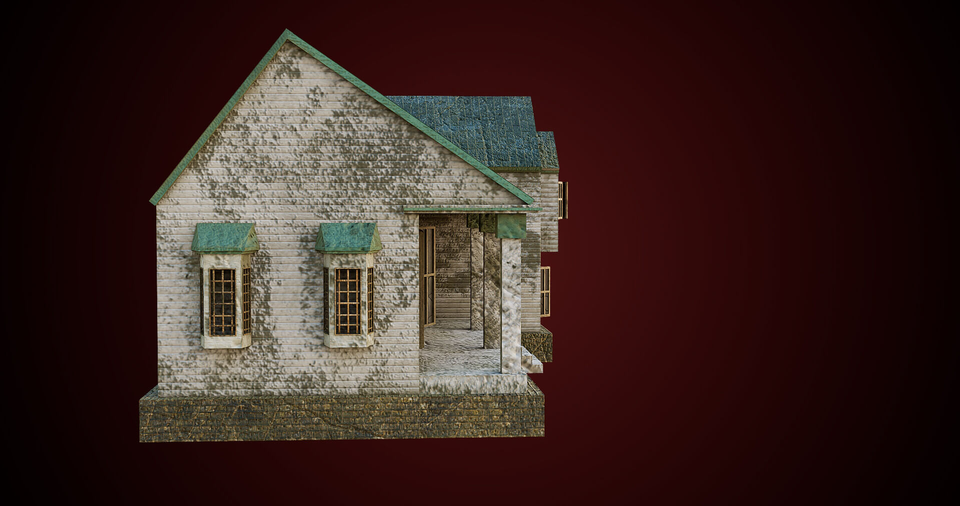Old Dusty House 09 All PBR Unity UE Textures - 3D Model by Eight Vertex