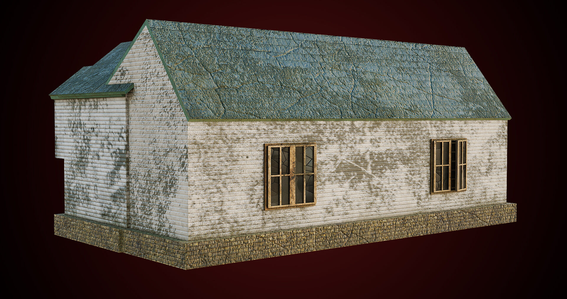 Old Dusty House 09 All PBR Unity UE Textures - 3D Model by Eight Vertex