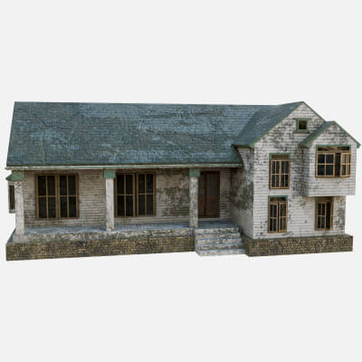 Old Dusty House 09 All PBR Unity UE Textures - 3D Model by Eight Vertex