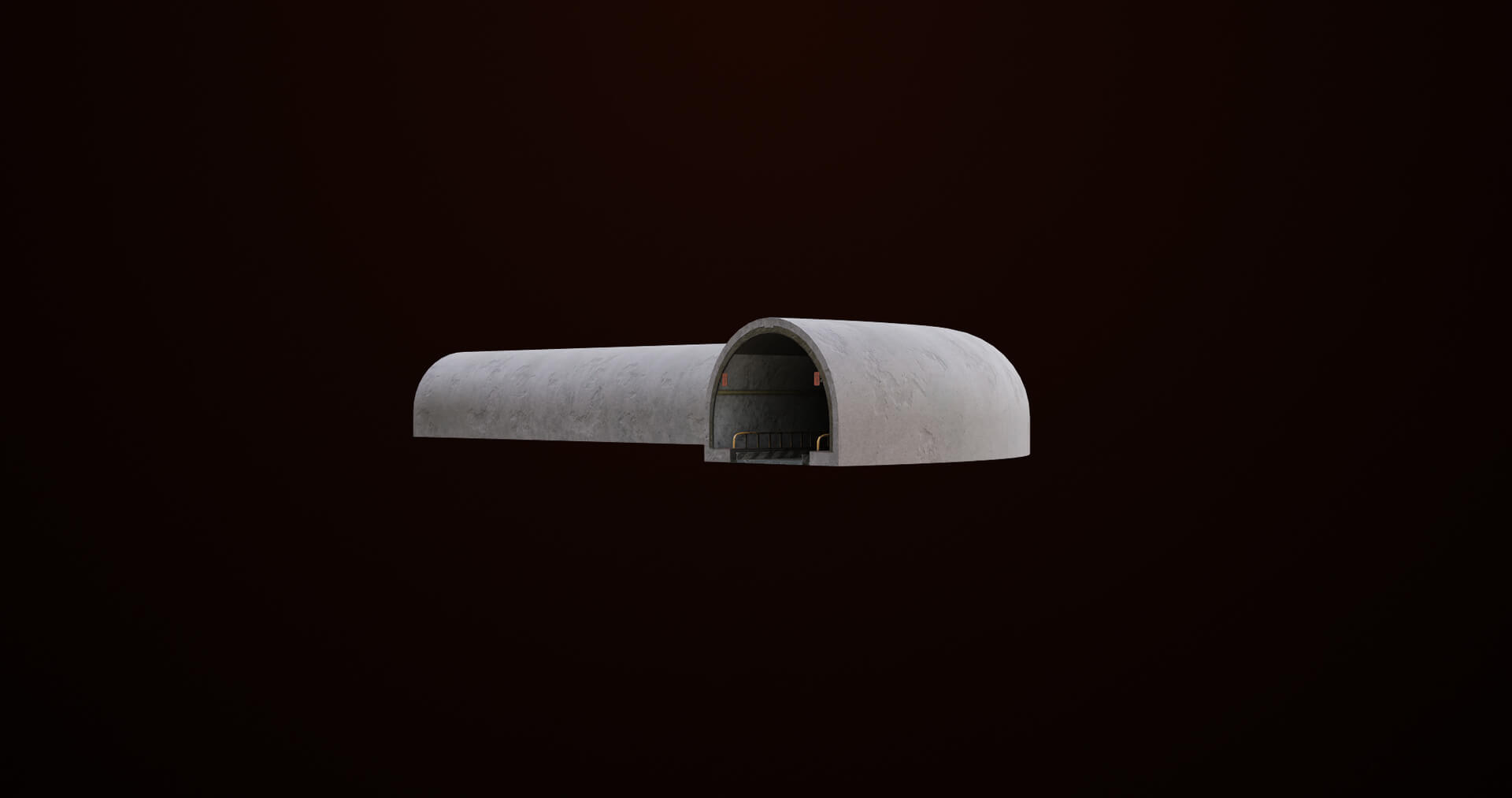 Old Dusty Road Tunnel 03 All PBR Unity UE Textures Included - 3D Model ...