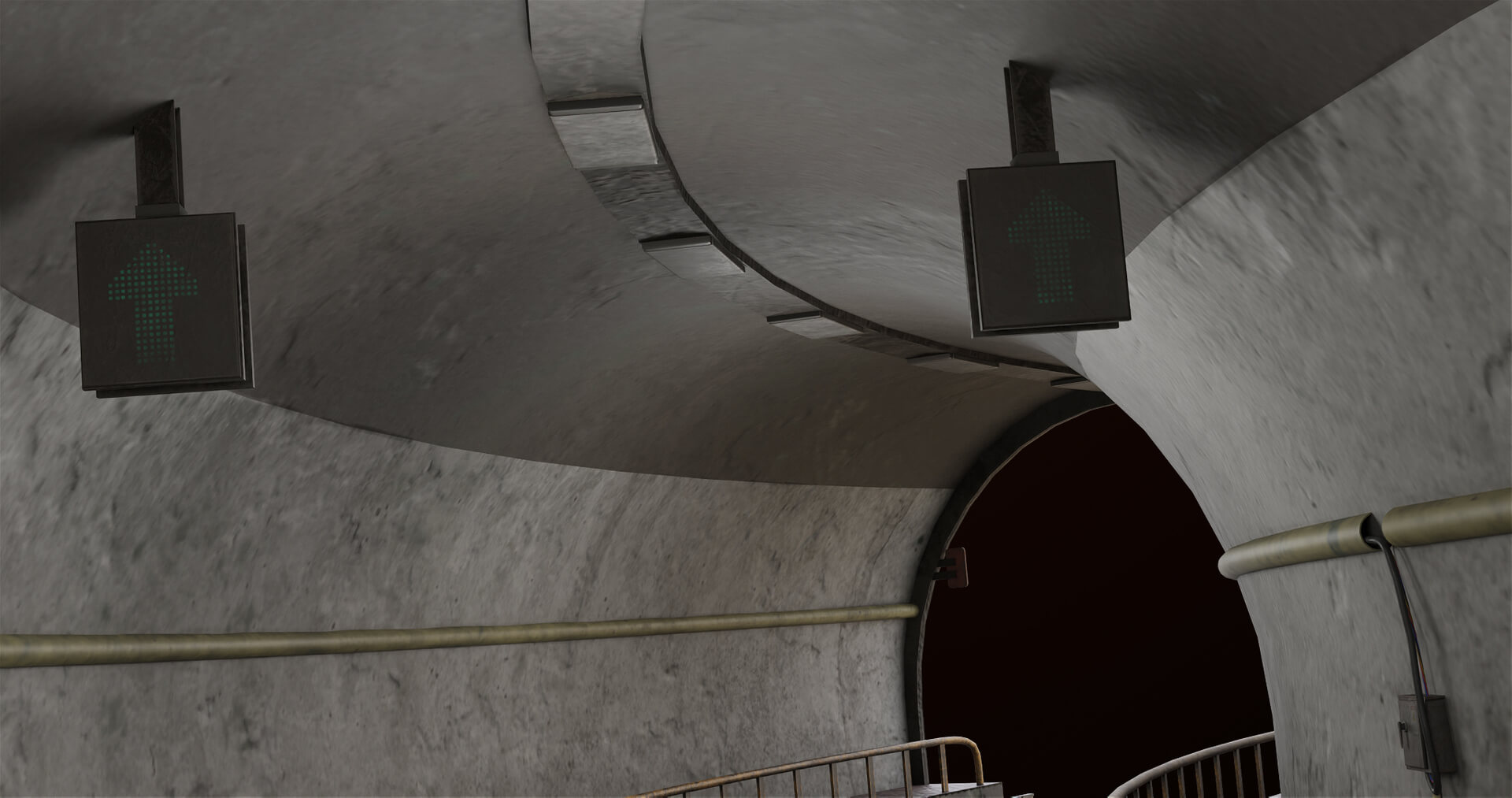 Old Dusty Road Tunnel 03 All PBR Unity UE Textures Included - 3D Model ...