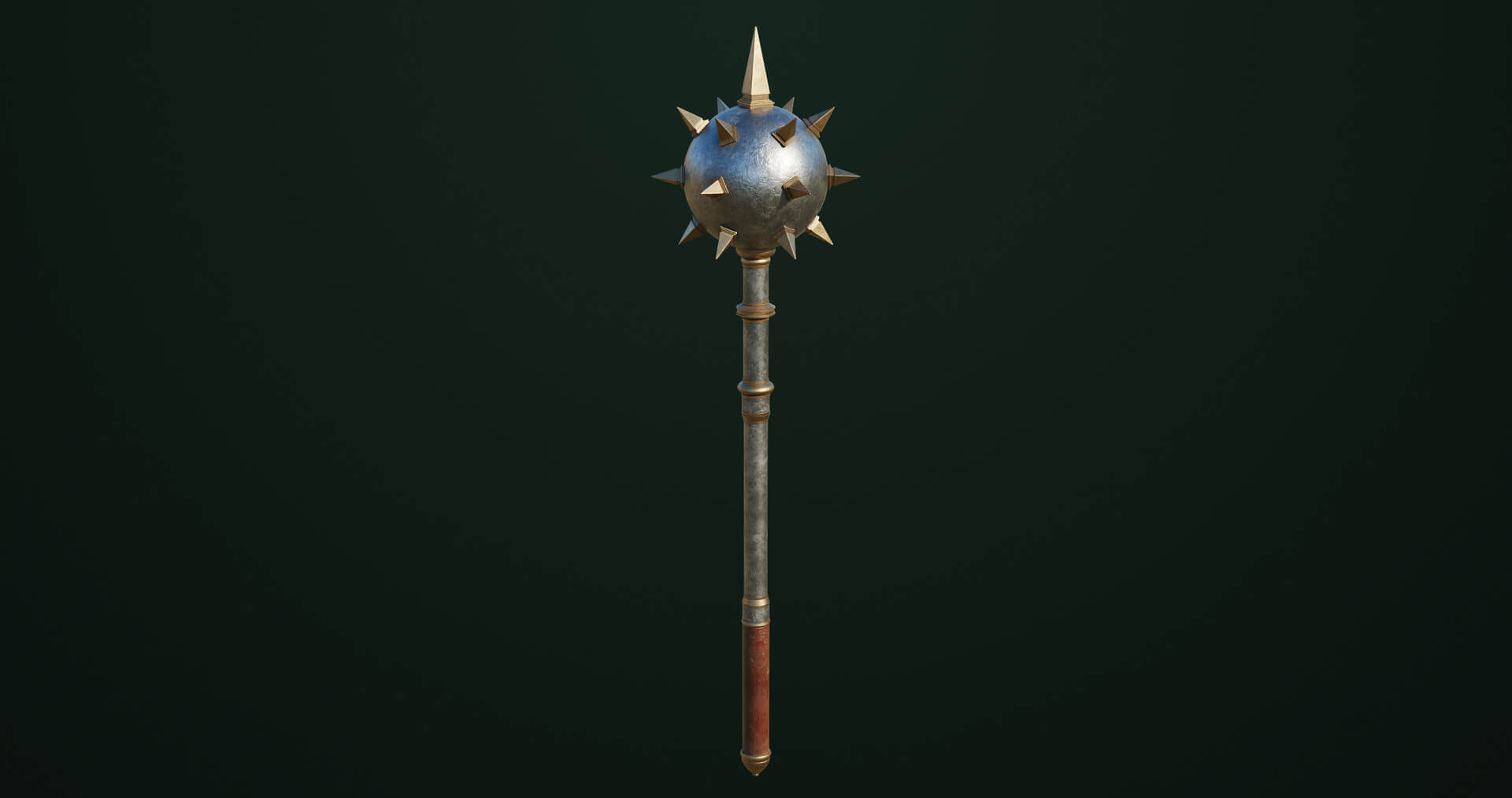 Old Medieval Mace 01 All PBR Unity UE Textures Included - 3D Model by ...