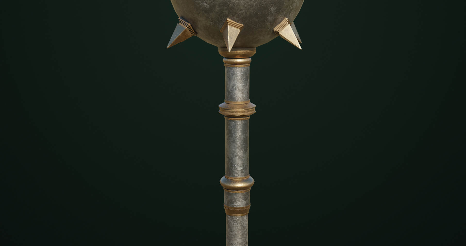 Old Medieval Mace 01 All PBR Unity UE Textures Included - 3D Model by ...