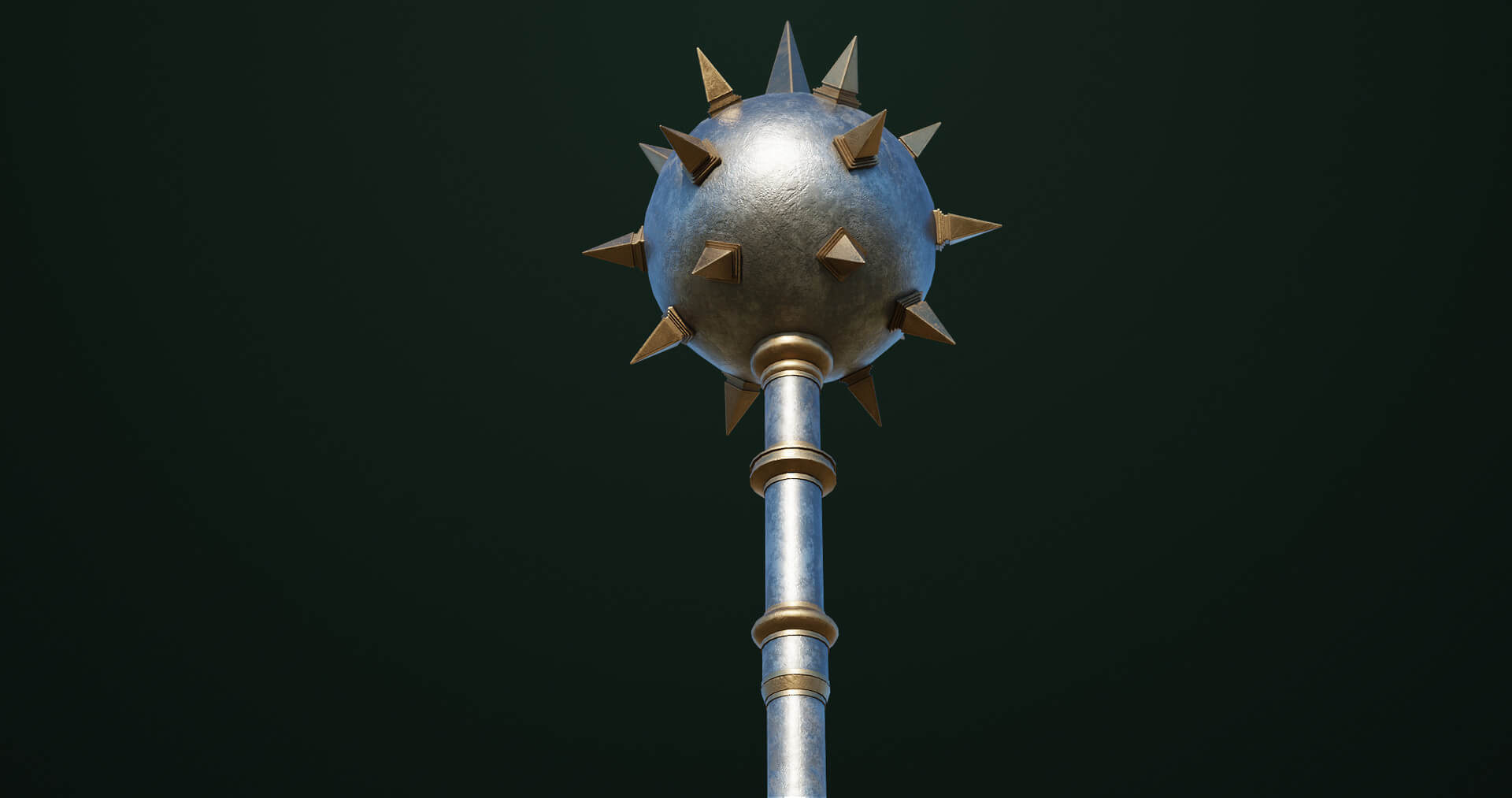 Old Medieval Mace 01 All PBR Unity UE Textures Included - 3D Model by ...