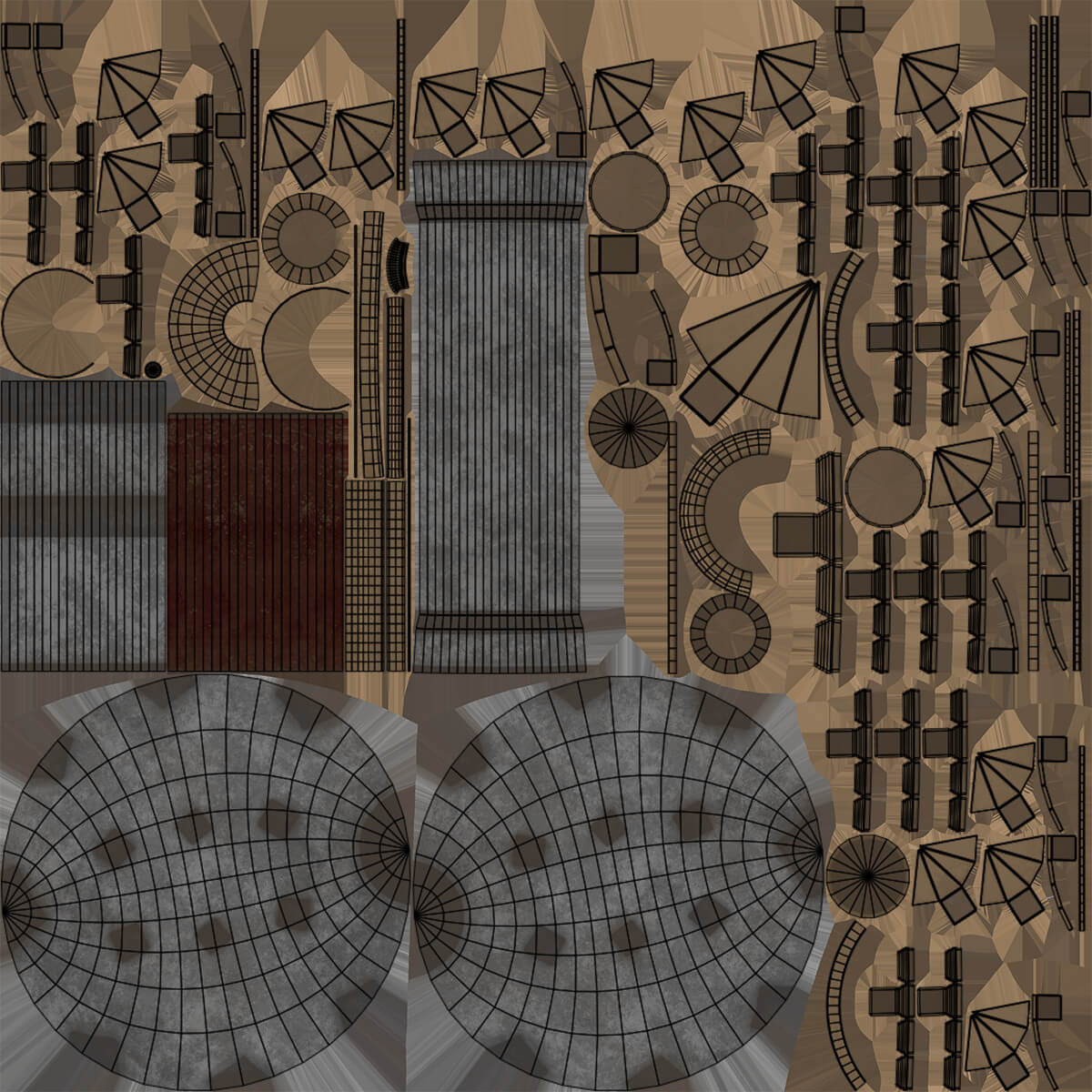 Old Medieval Mace 01 All PBR Unity UE Textures Included - 3D Model by ...