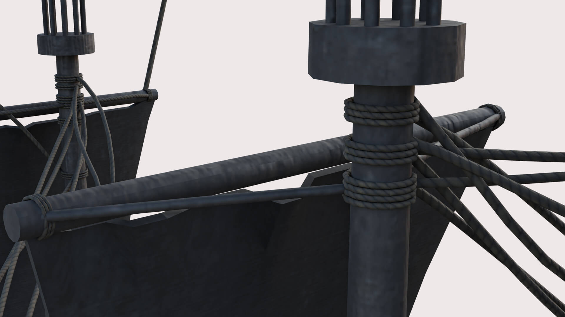 Pirate Sailing Ship All PBR Unity UE Textures Included - 3D Model by ...