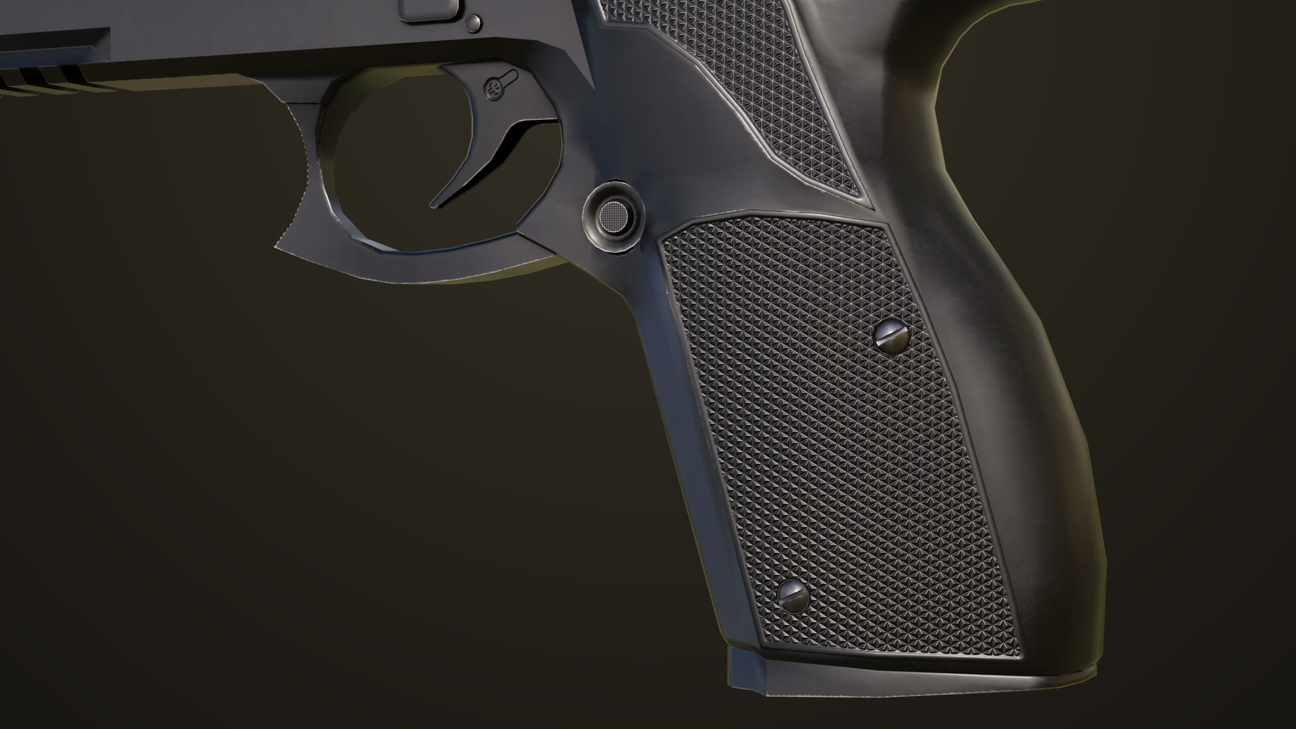 Pistol 01 All PBR Unity UE Textures Included - 3D Model by Eight Vertex