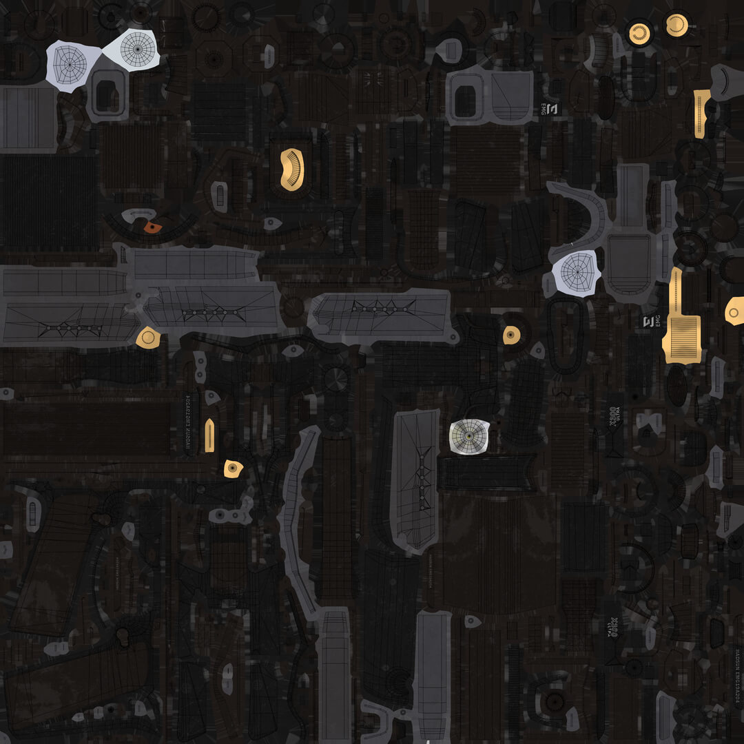 Pistol 03 Black Generic All PBR Unity UE Textures - 3D Model by Eight ...