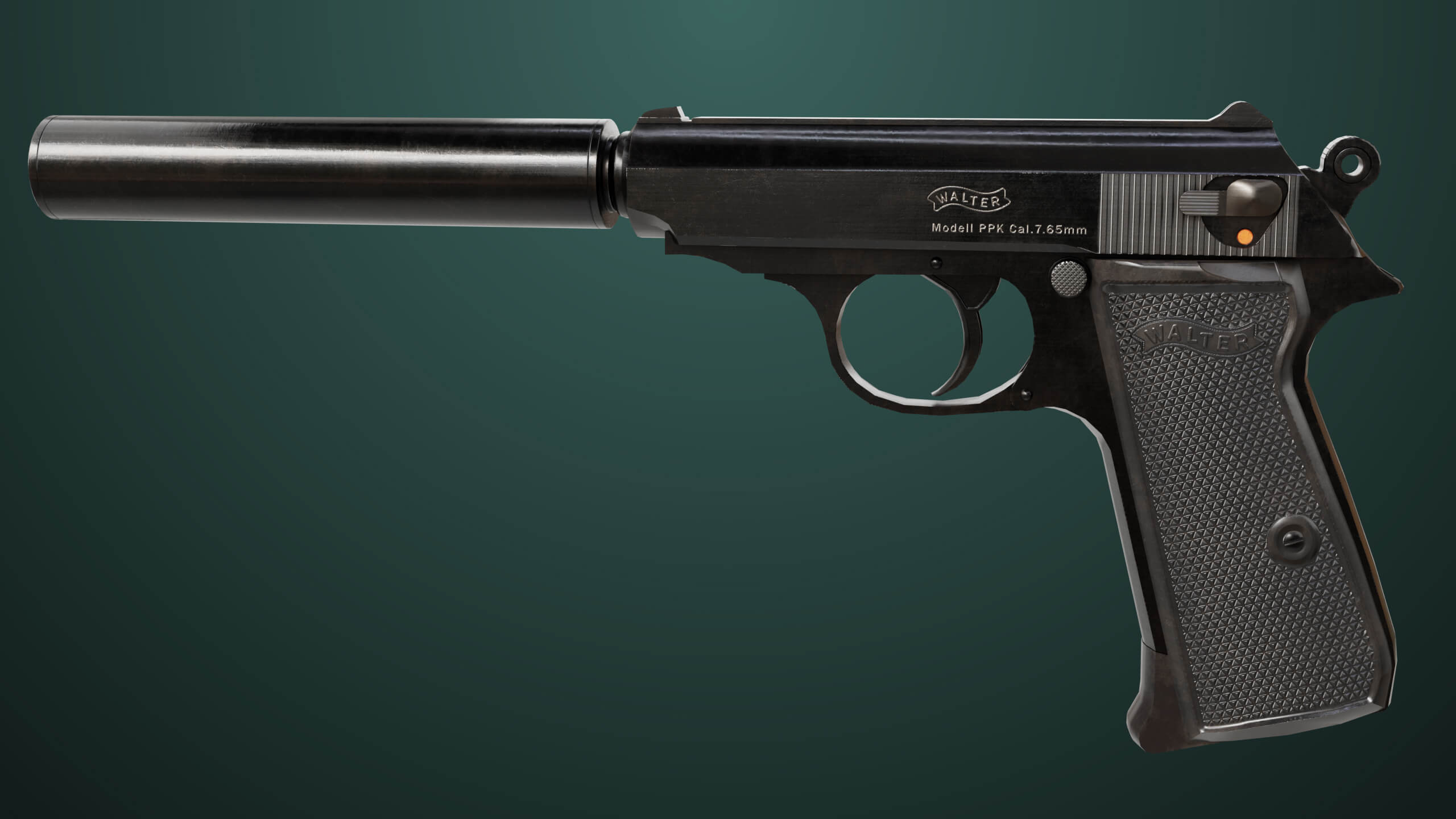 9 Pistol Rigged Collection 02 All PBR Unity UE Textures by Eight Vertex
