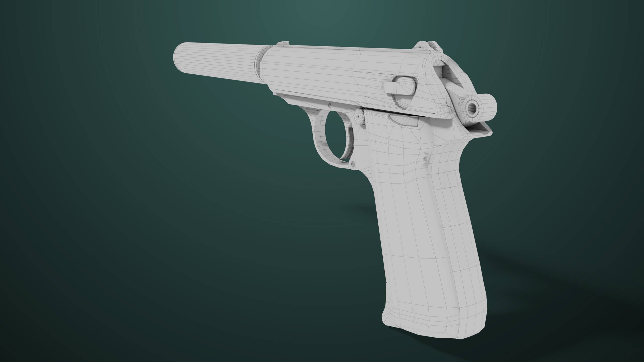 Pistol 05 Black All PBR Unity UE Textures Included - 3D Model by Eight ...