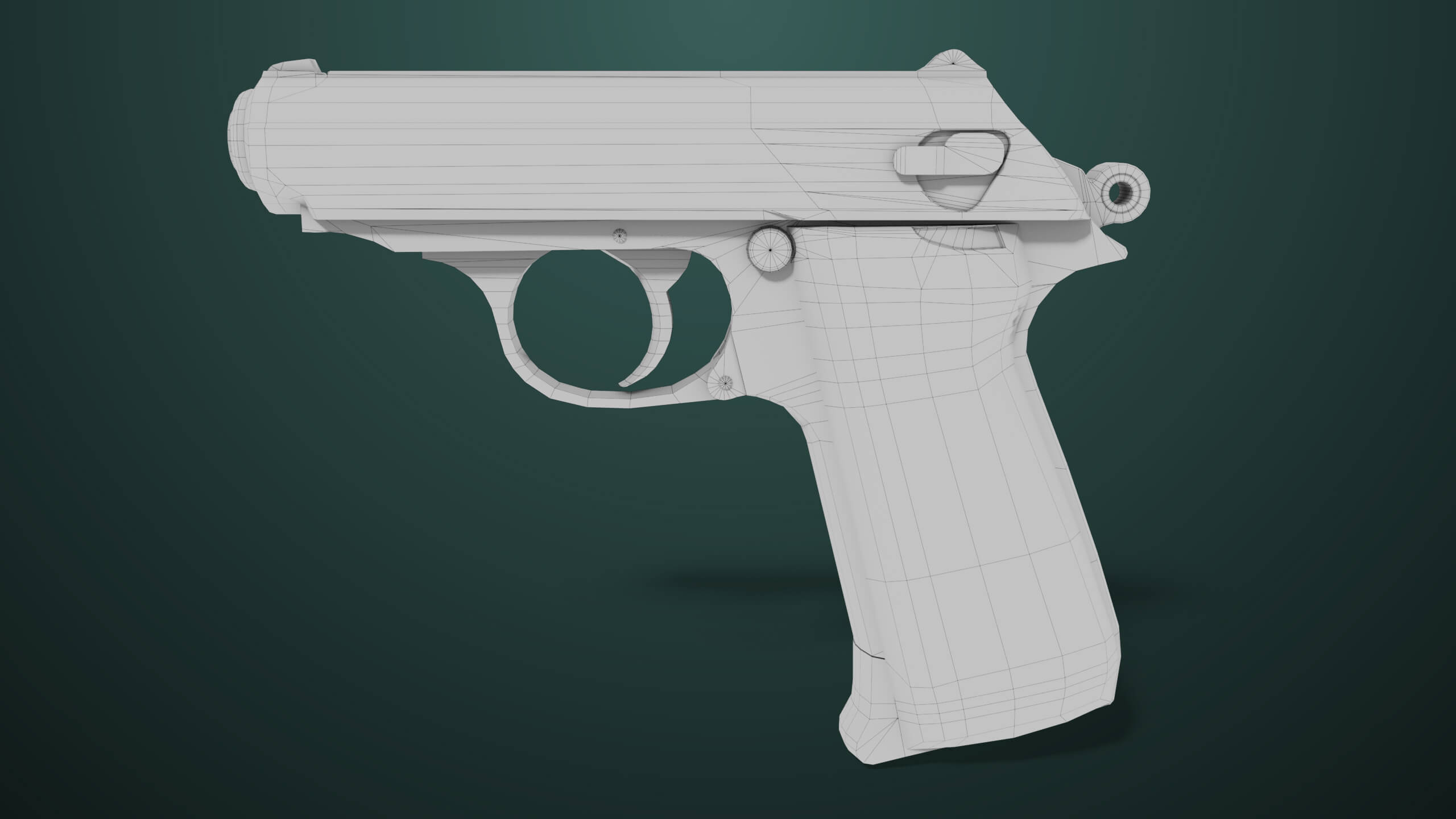 Pistol 05 Black All PBR Unity UE Textures Included - 3D Model by Eight ...