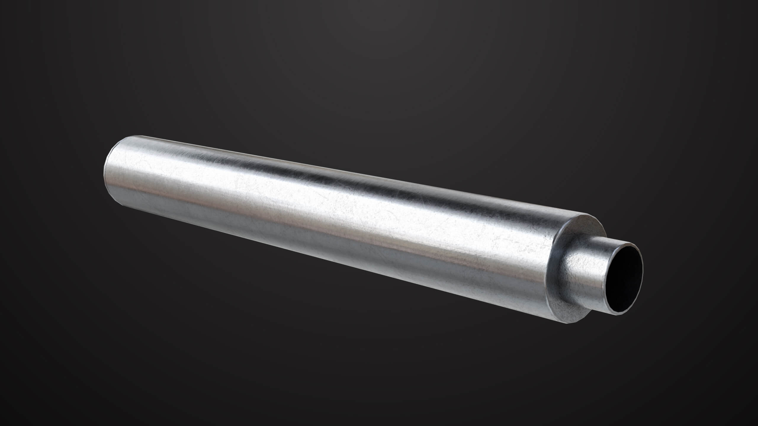 Pistol 08 Silver Generic All PBR UE Textures - 3D Model by Eight Vertex