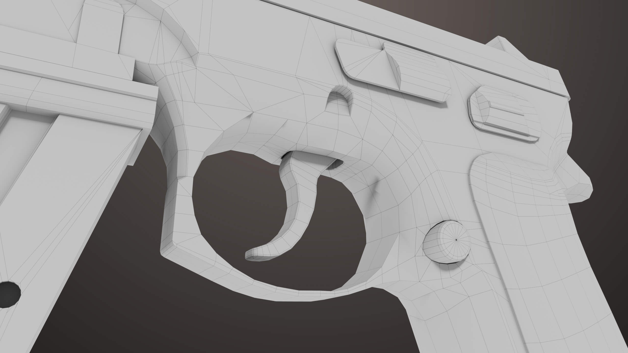 Pistol 09 Black Generic All PBR UE Textures - 3D Model by Eight Vertex