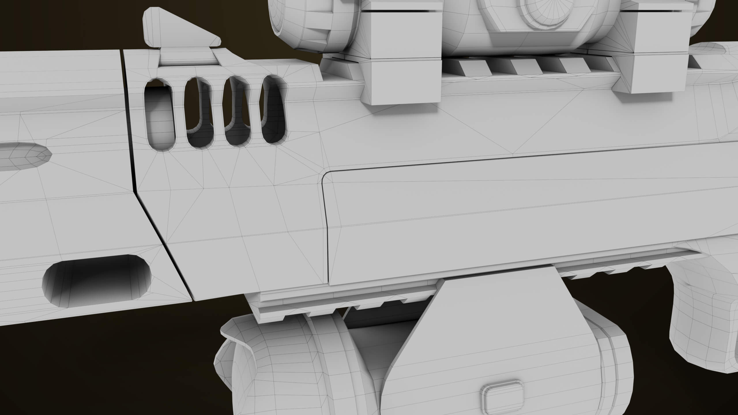 Pistol 10 Gold Generic All PBR UE Textures - 3D Model by Eight Vertex