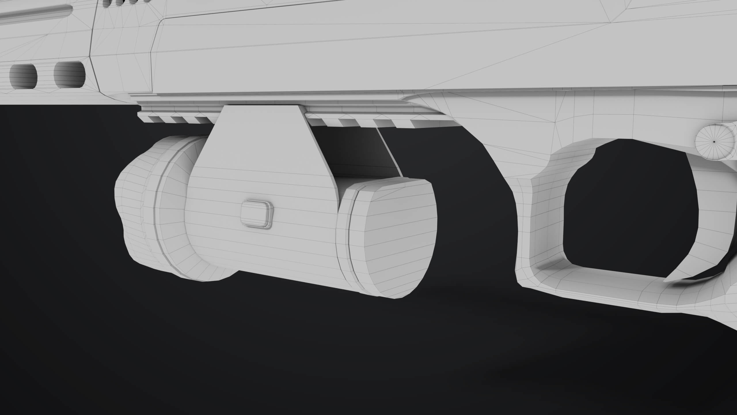 Pistol 10 Silver Generic All PBR UE Textures - 3D Model by Eight Vertex