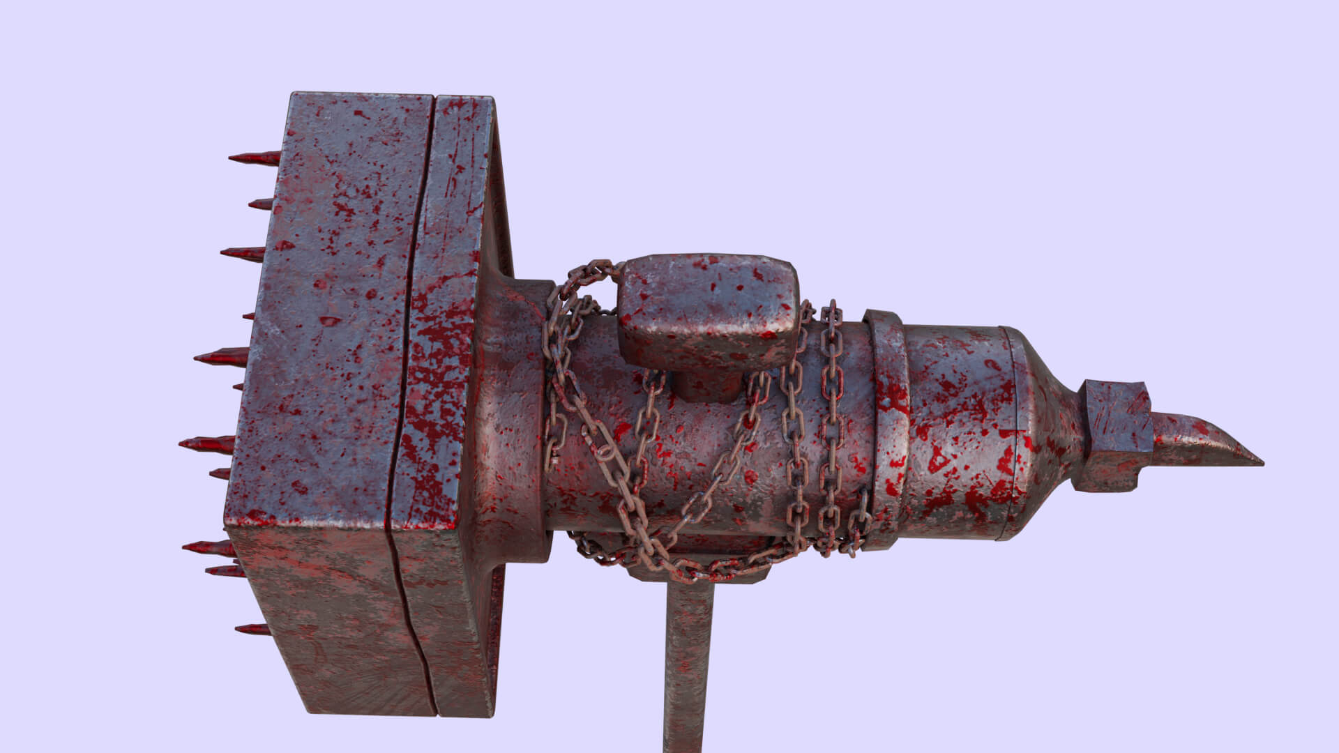 Resident Evil Hammer Blood Version All PBR Unity UE Textures - 3D Model ...