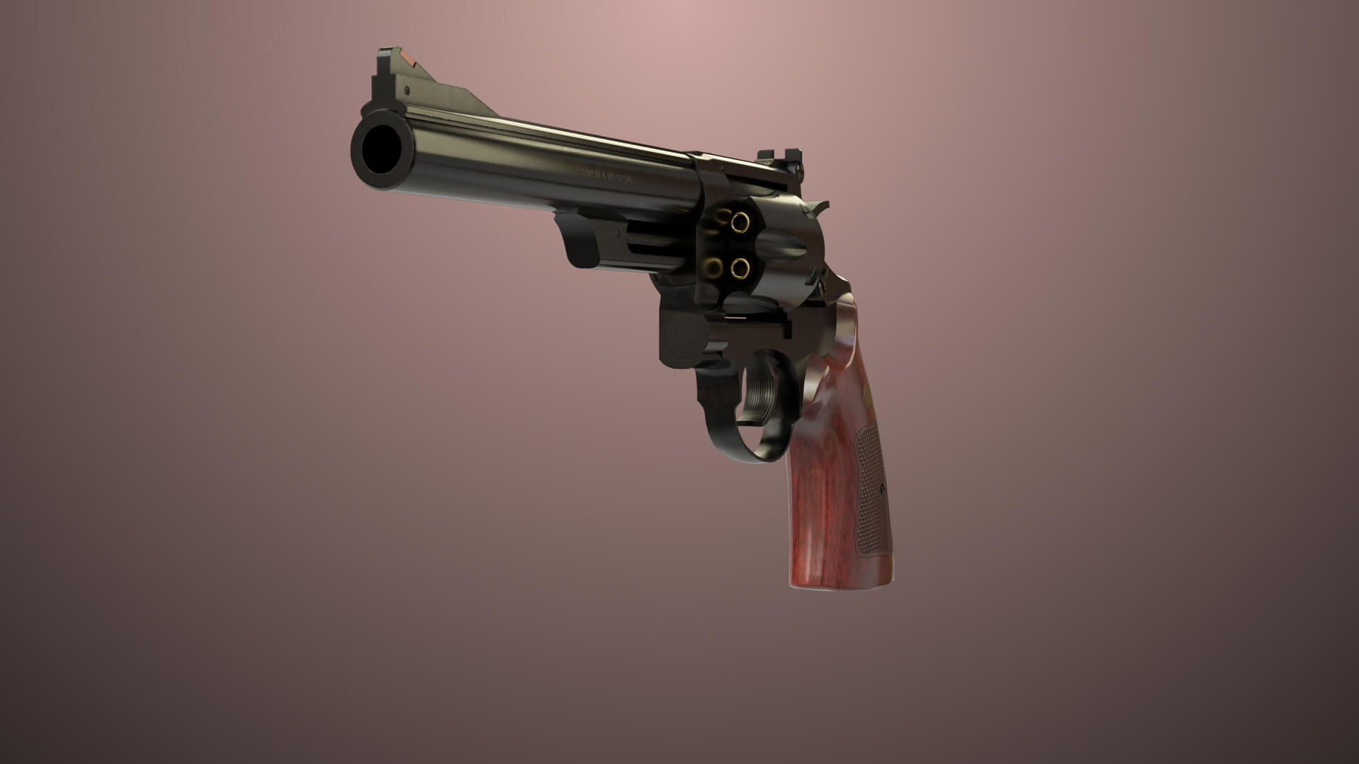 7 Black Revolvers Collection All PBR Unity UE Textures by Eight Vertex