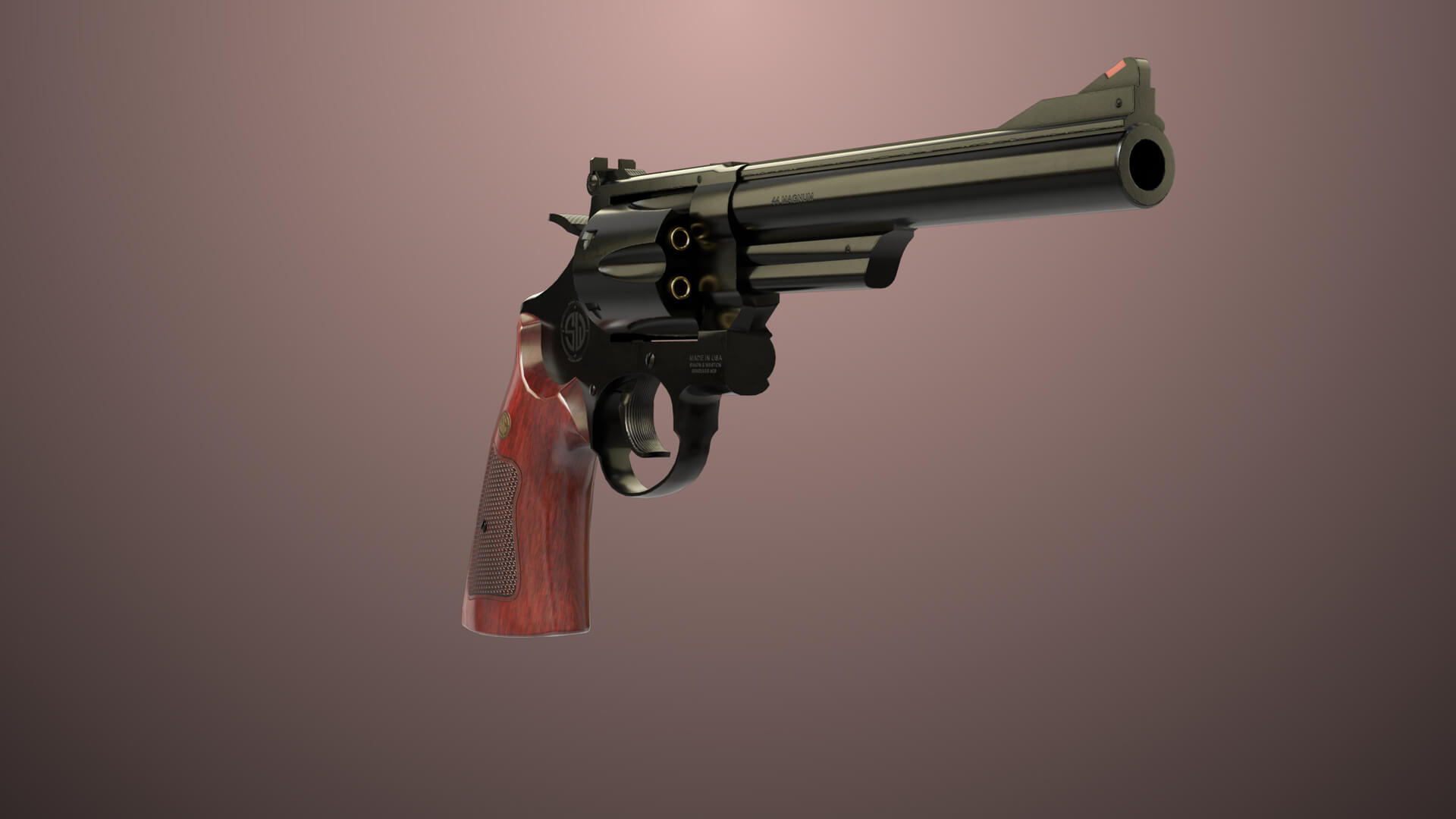 7 Black Revolvers Collection All PBR Unity UE Textures by Eight Vertex