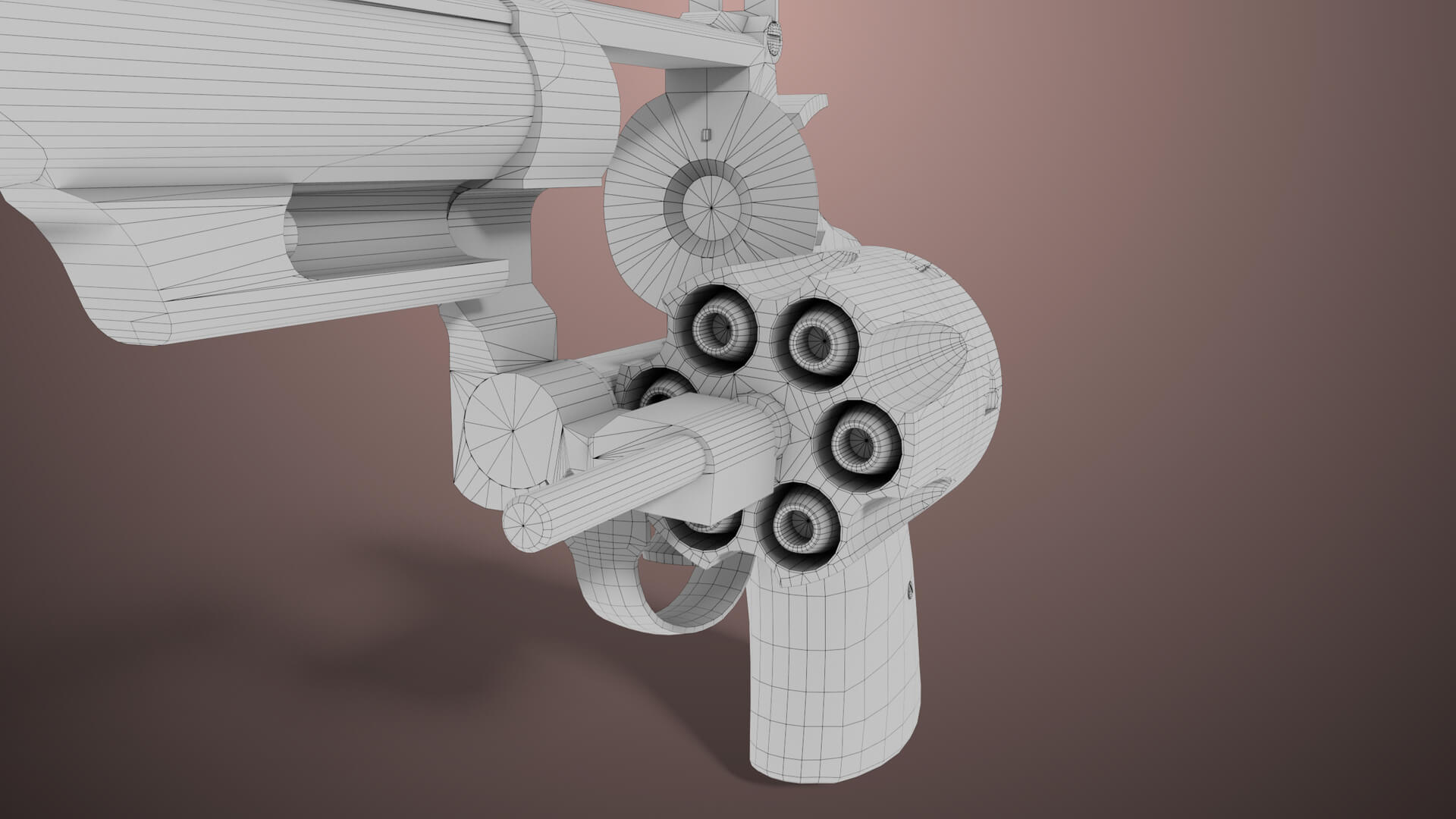 Revolver 01 M29 All PBR Unity UE Textures - 3D Model by Eight Vertex