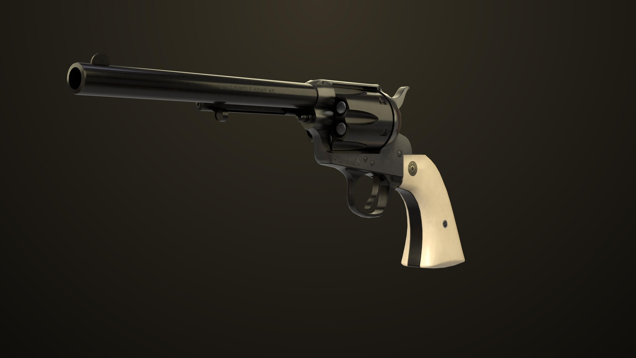7 Black Revolvers Collection All PBR Unity UE Textures by Eight Vertex