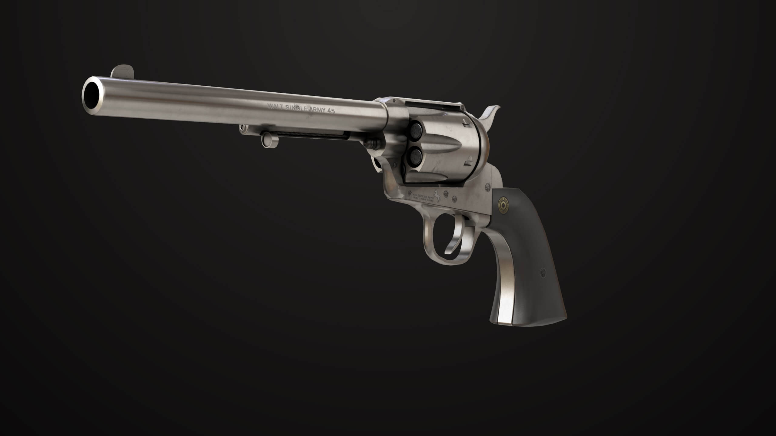7 Silver Revolvers Collection All PBR Unity UE Textures by Eight Vertex