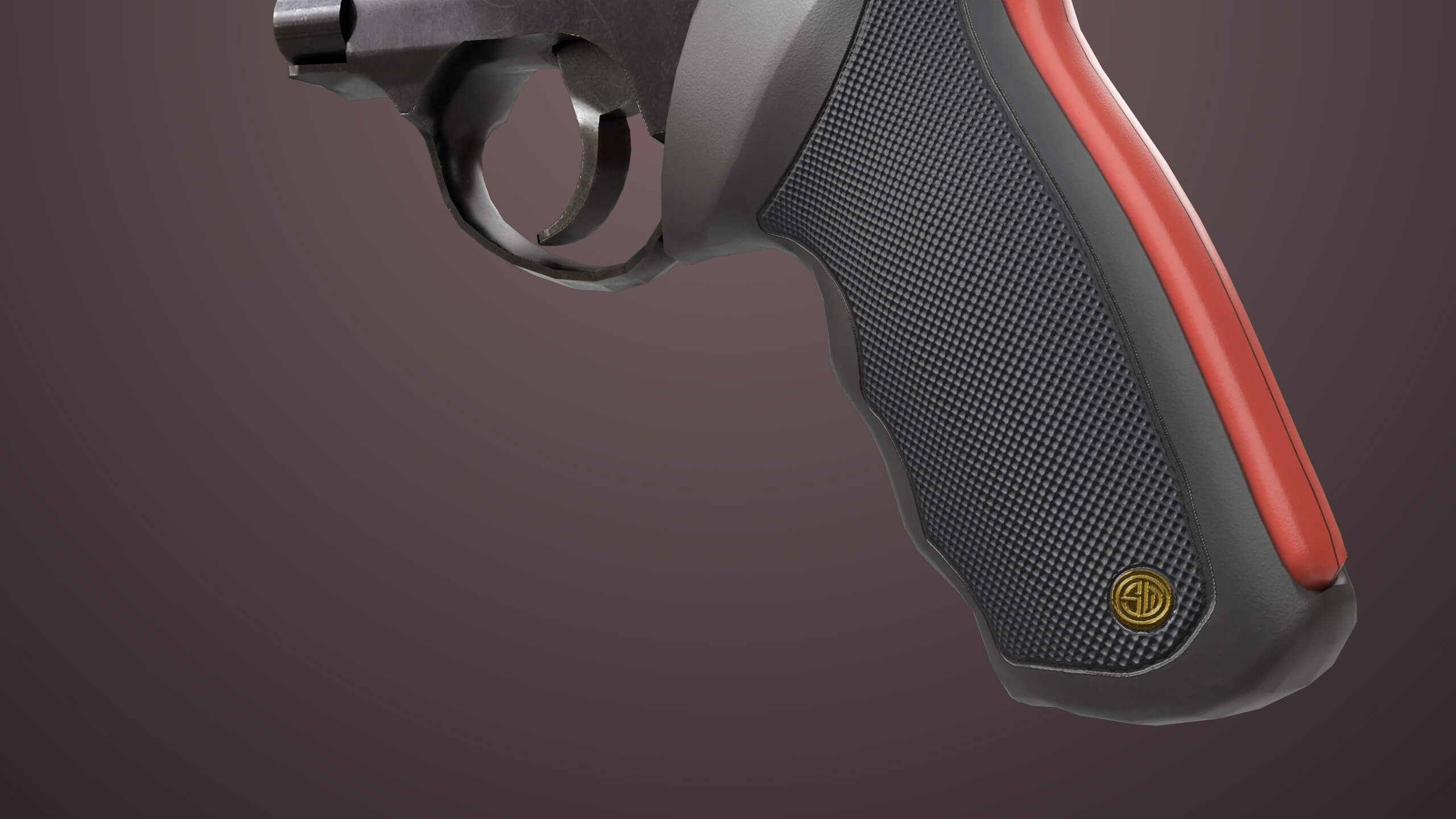 Revolver 04 Black Taurus Raging All PBR Unity UE Textures - 3D Model by Eight Vertex