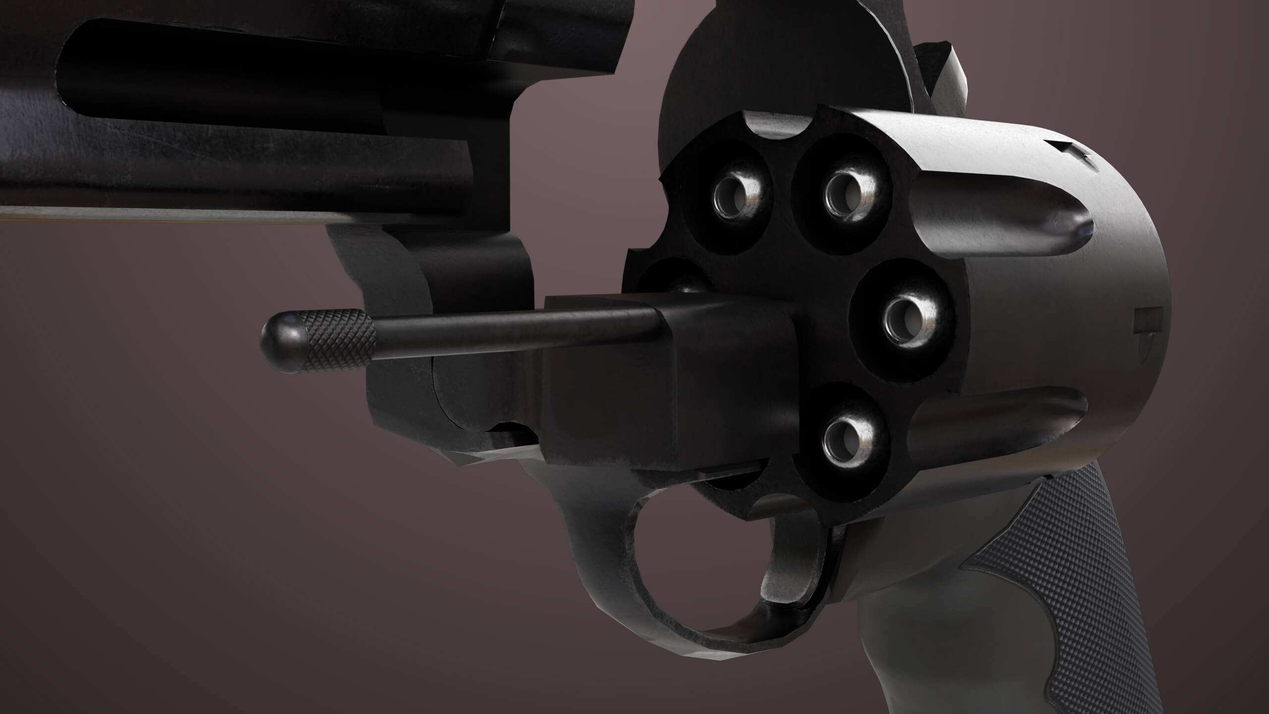 Revolver 04 Black Taurus Raging All PBR Unity UE Textures - 3D Model by ...