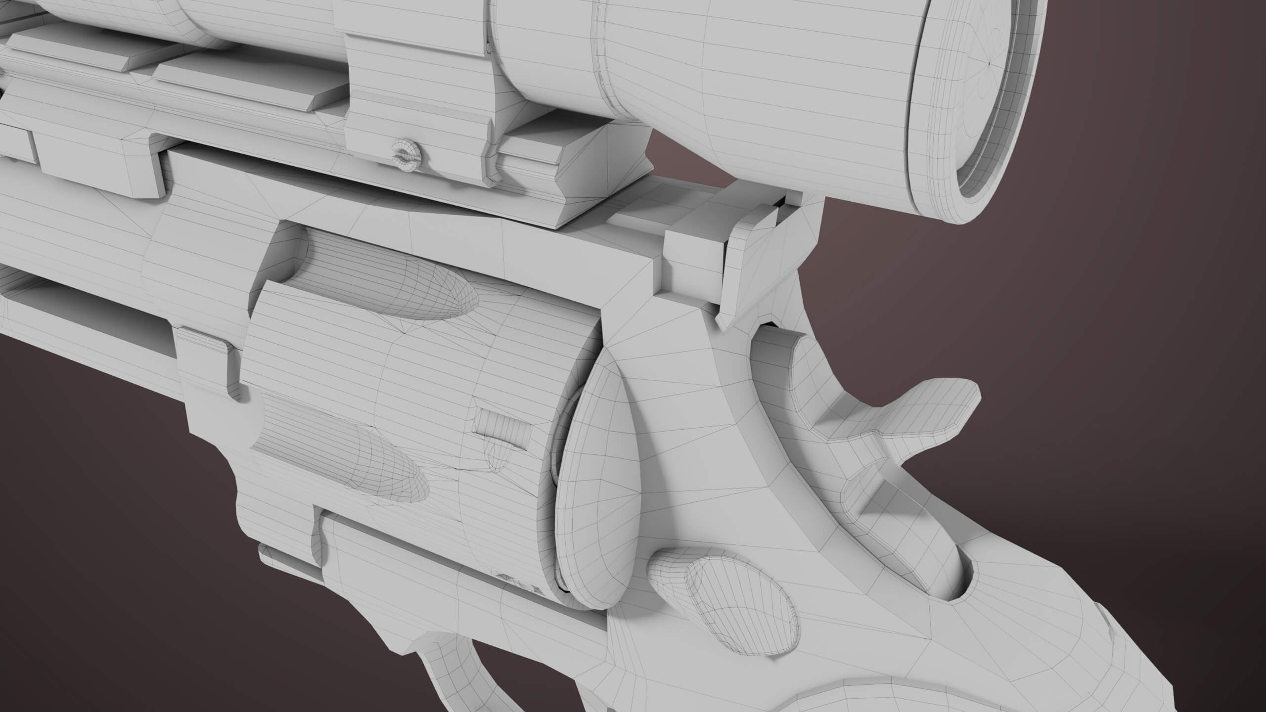 Revolver 04 Black Taurus Raging All PBR Unity UE Textures - 3D Model by ...