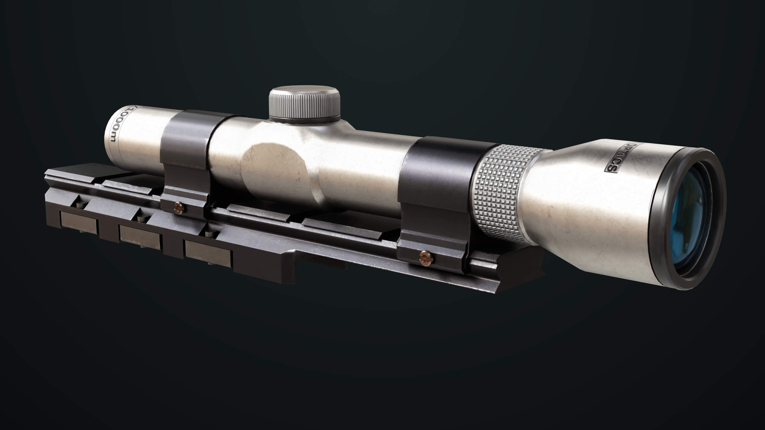 Revolver 04 Silver Taurus Raging All PBR Unity UE Textures - 3D Model ...