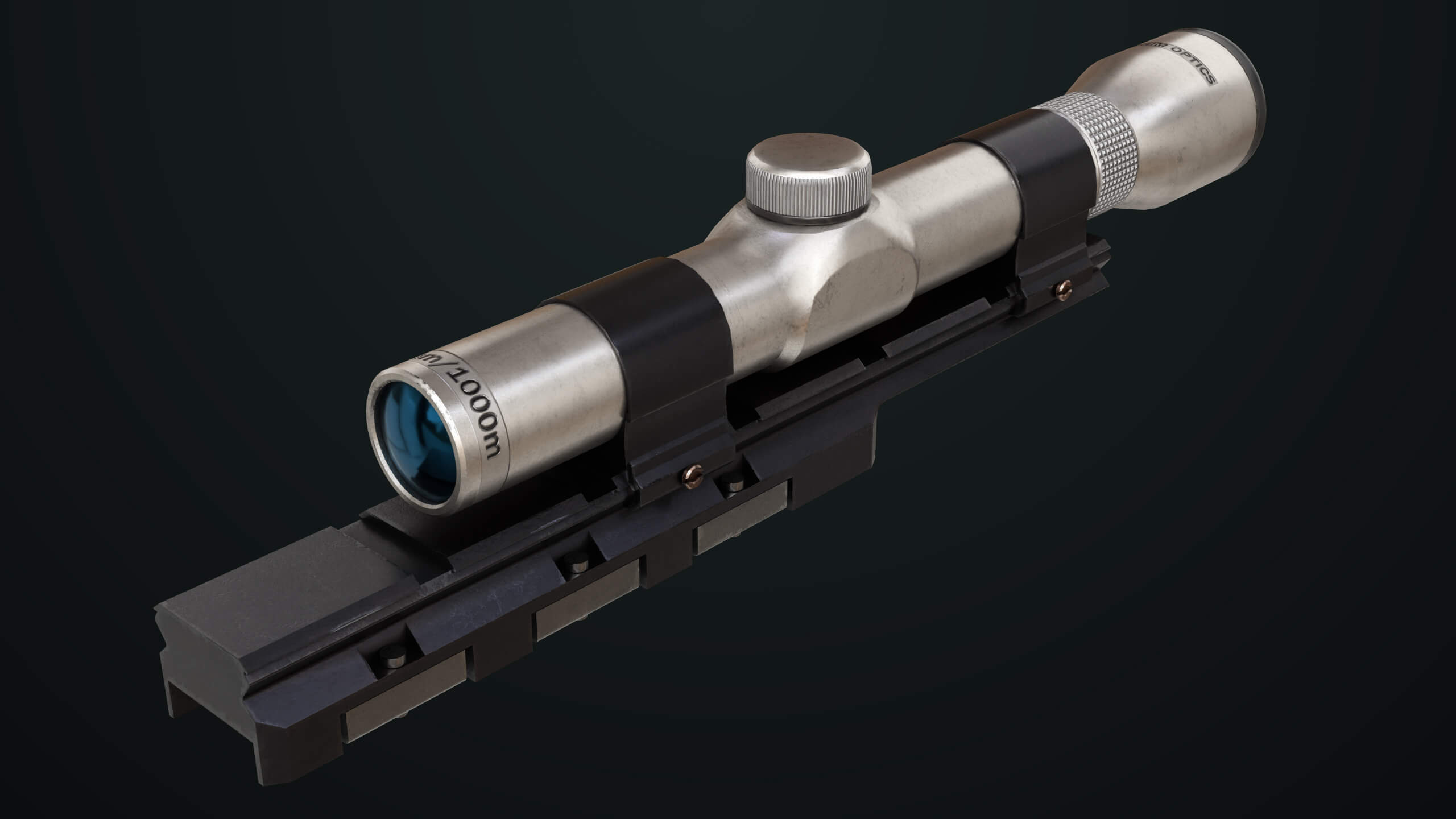 Revolver 04 Silver Taurus Raging All PBR Unity UE Textures - 3D Model ...