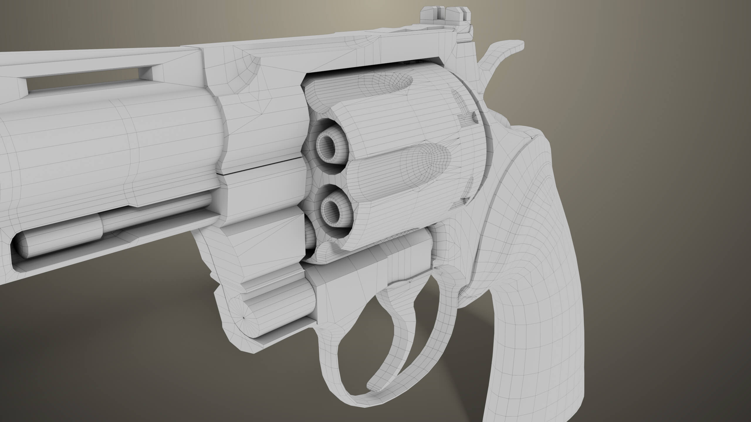 Revolver 05 Black Colt Python All PBR Unity UE Textures - 3D Model by ...