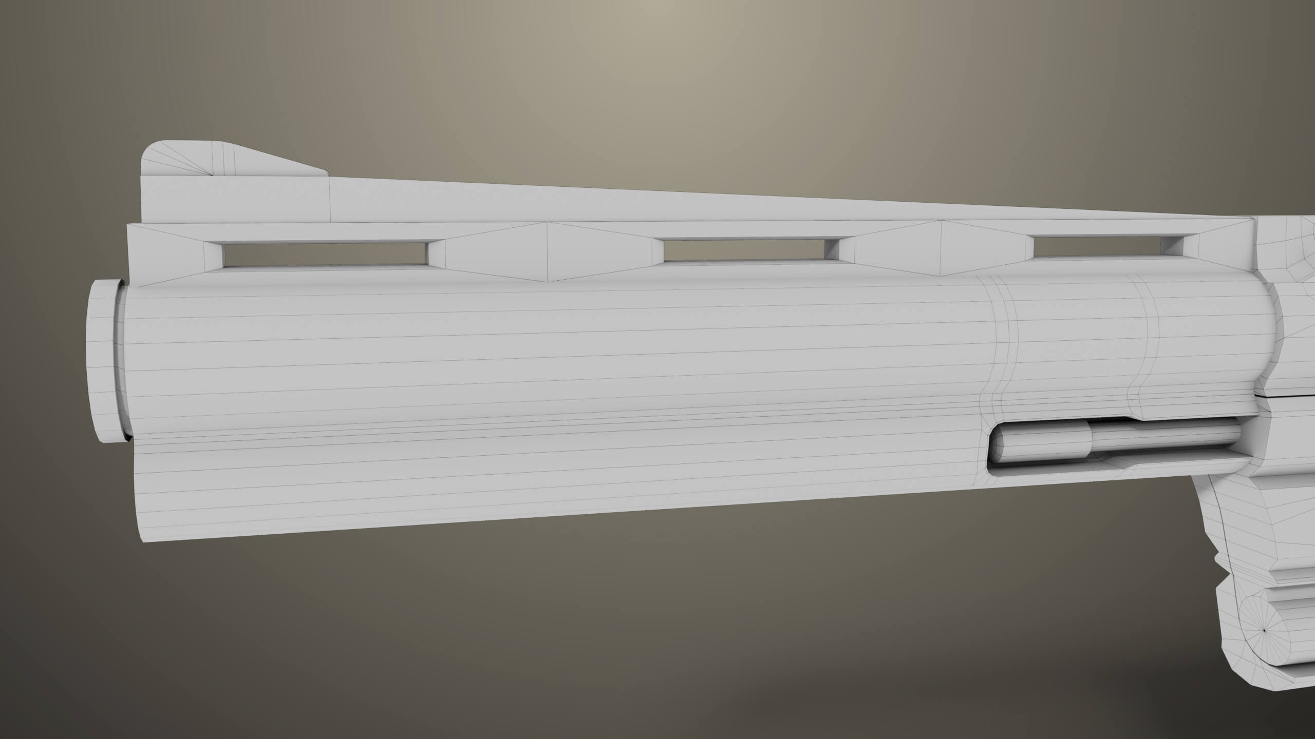 Revolver 05 Black Colt Python All PBR Unity UE Textures - 3D Model by ...