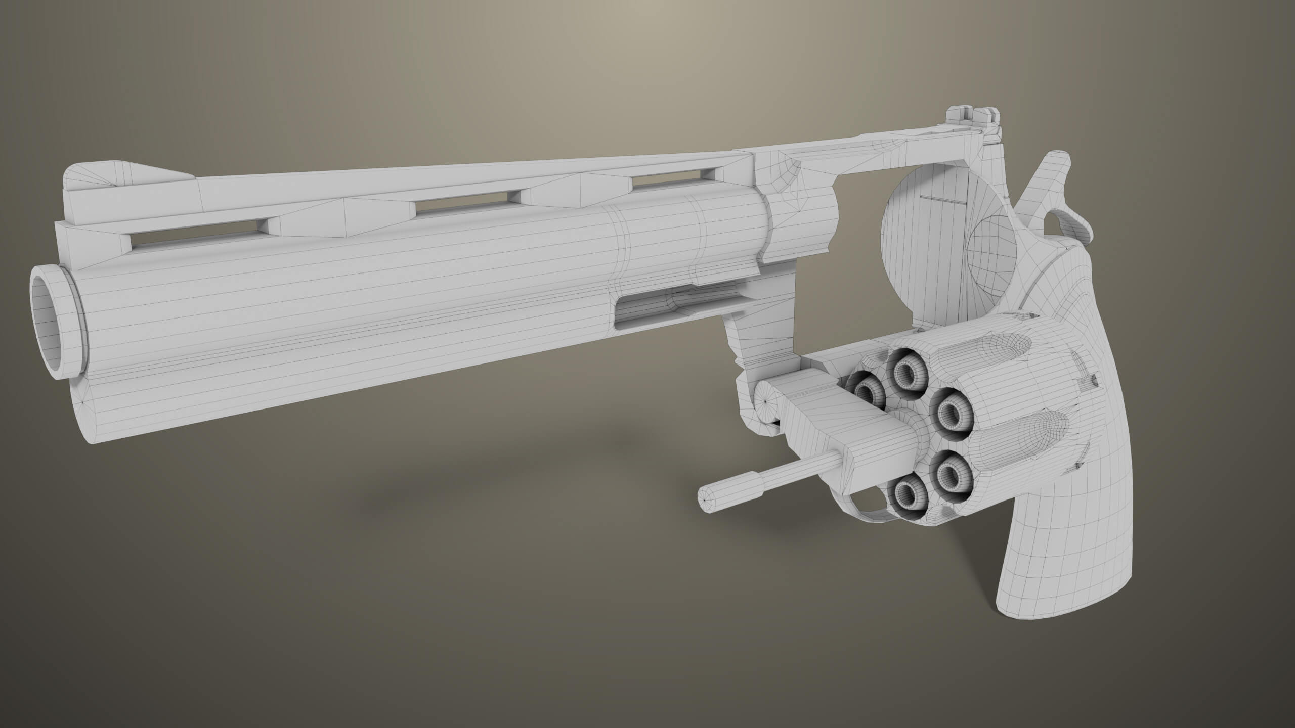 Revolver 05 Black Colt Python All PBR Unity UE Textures - 3D Model by ...