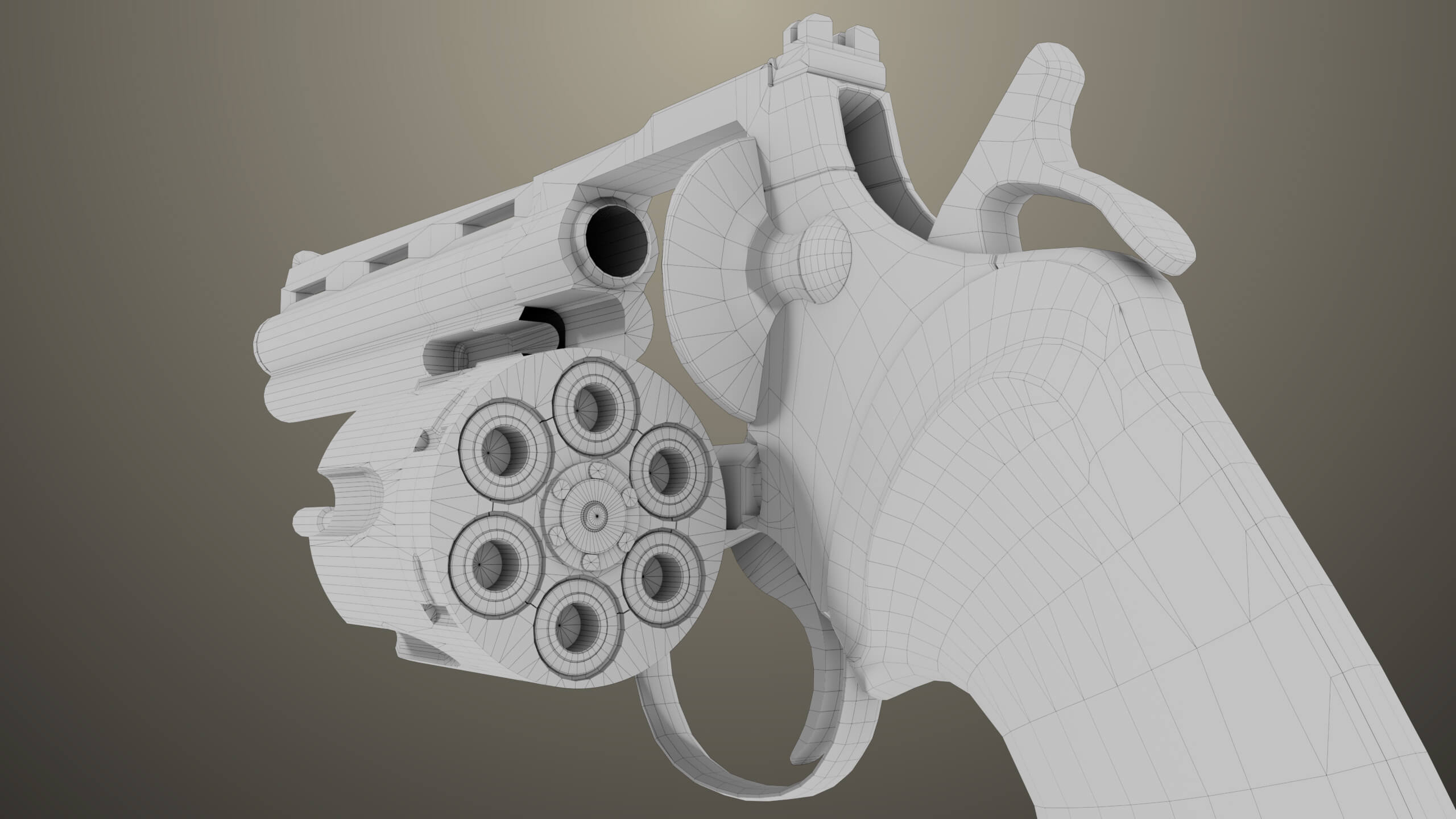 Revolver 05 Black Colt Python All PBR Unity UE Textures - 3D Model by ...