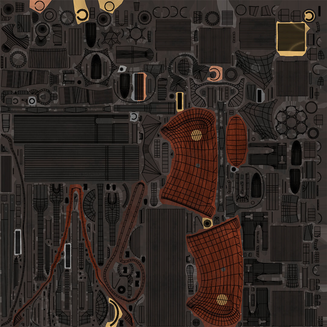 Revolver 05 Black Colt Python All PBR Unity UE Textures - 3D Model by ...